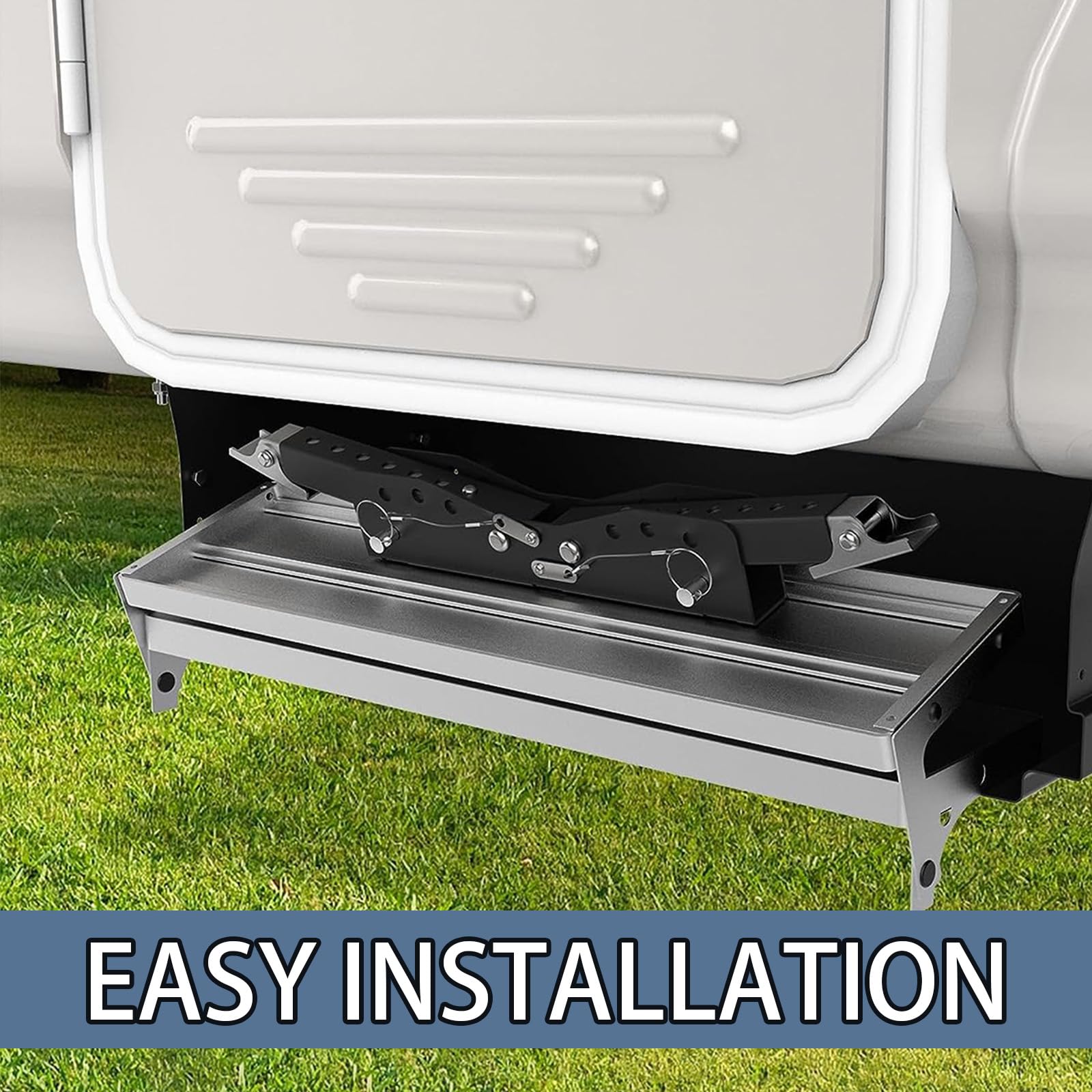 Snapklik.com : RV Step Stabilizer Kit For Travel Trailers And Motorhomes