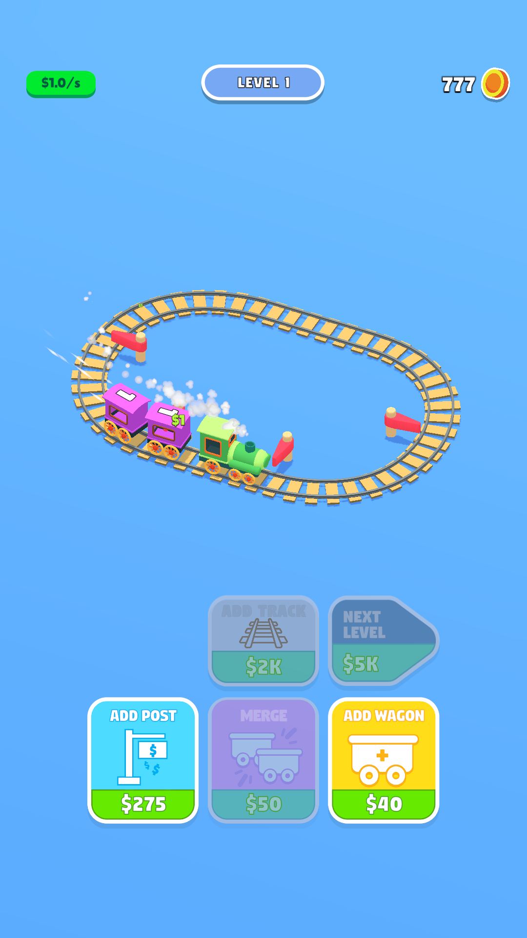 Idle Train Tycoon ASMR: Train Merger & Model Railways Simulator - App ...
