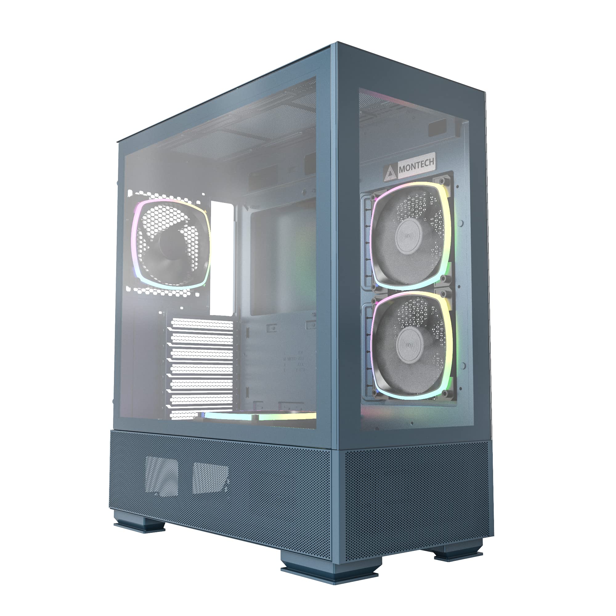 Buy Montech Sky Two, Dual Tempered Glass, 4X PWM ARGB Fans Pre ...