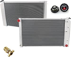 Amazon.com: OzCoolingParts Pro 3 Row Core Aluminum RAD162 Radiator for Chevy El Camino 1978-1987 ...