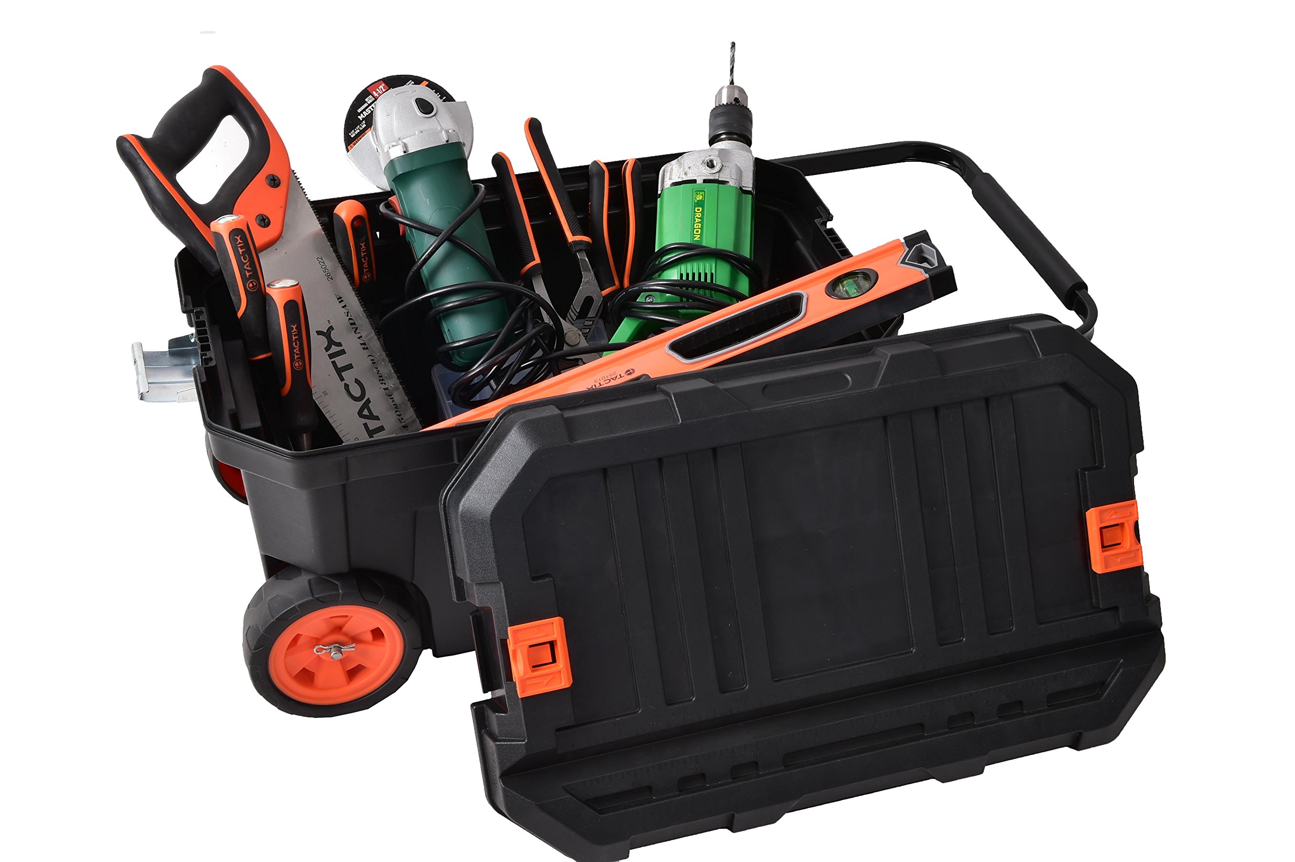 Tactix 2in1 Tool Box With Wheels, Black - TTX-320310: Buy Online in ...