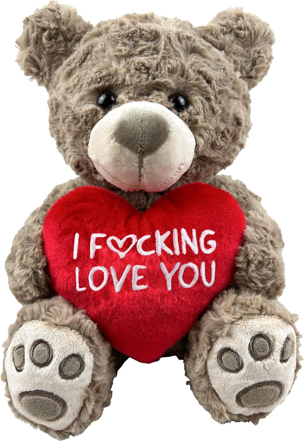 Amazon.com: Messenger Bear I Love You Teddy Bear 10' | I Love You ...