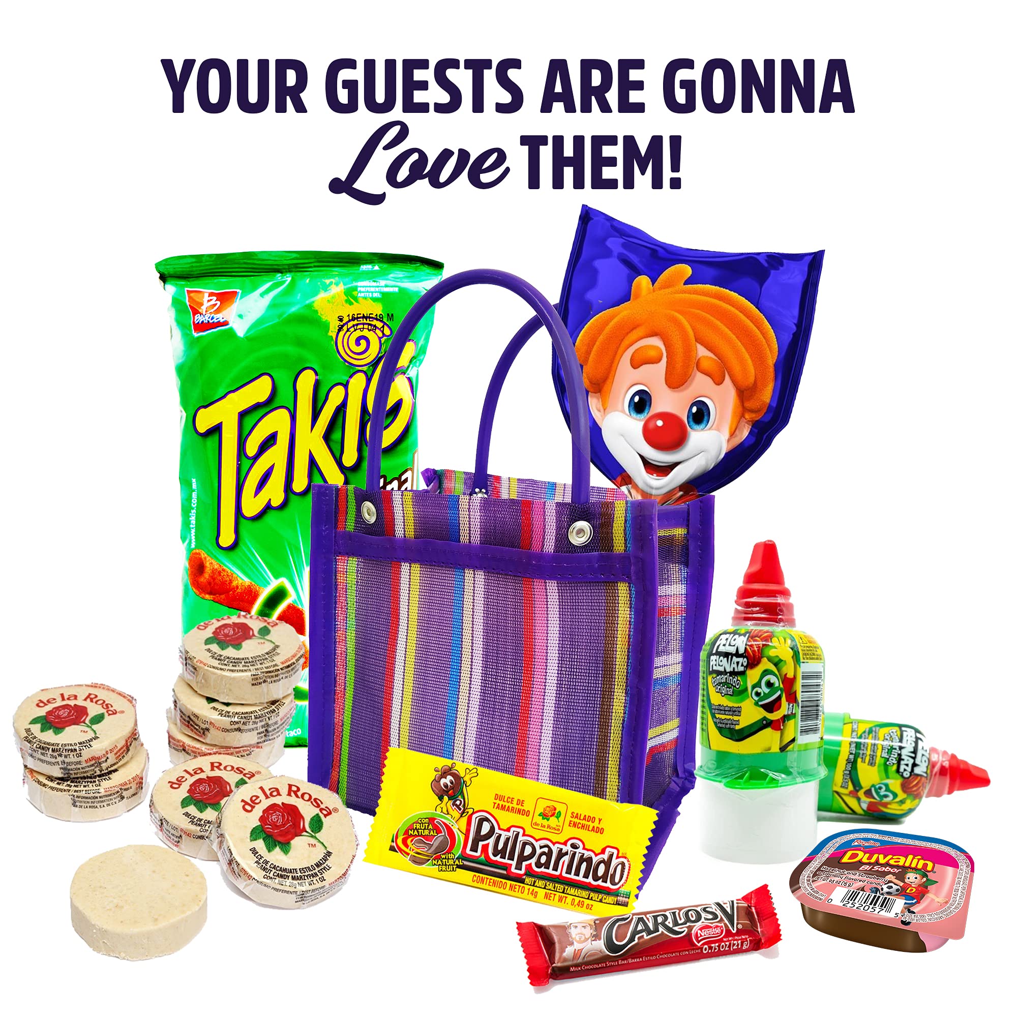 10 Mini Mercado Favor Bags - Mexican Mesh Market Tote...B07T3DRLL8 ...