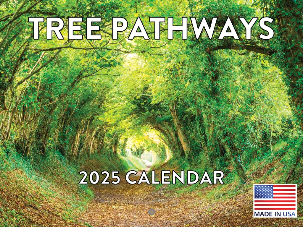 Snapklik.com : Tree Pathways Nature Calendar 2025 Scenic Trees Monthly ...
