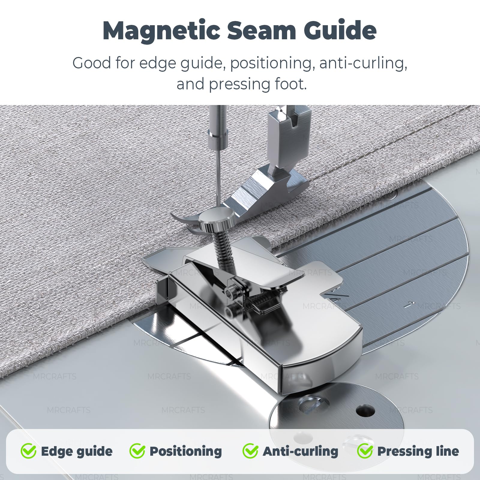 Snapklik.com : MrCrafts Magnetic Seam Guide