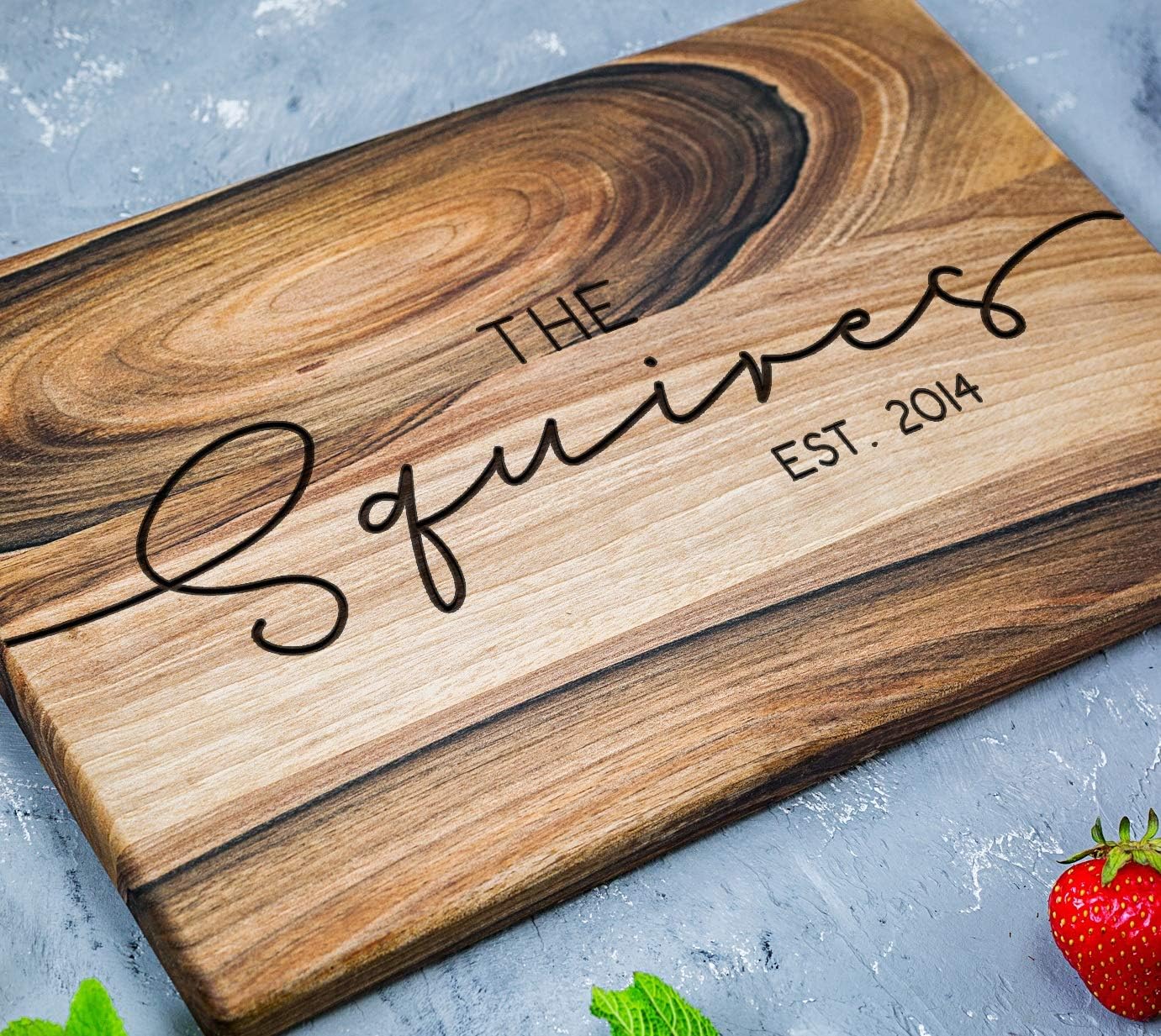 Amazon.com: Personalized cutting board, Engraved cutting board, Custom ...