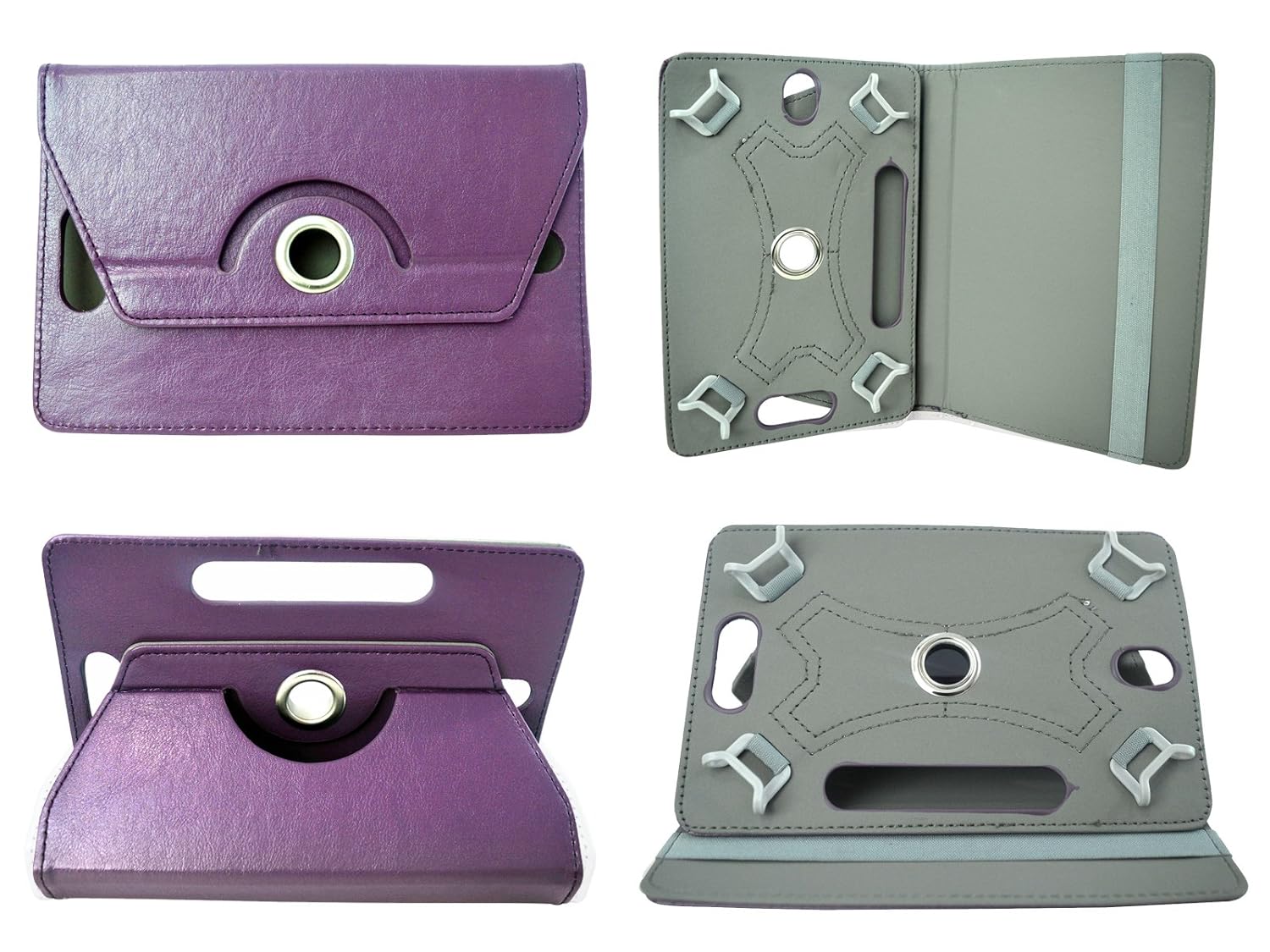 TOTTA Rotator Tab Book Cover For Xolo Play Tab 7.0- PURPLE : Amazon.in ...