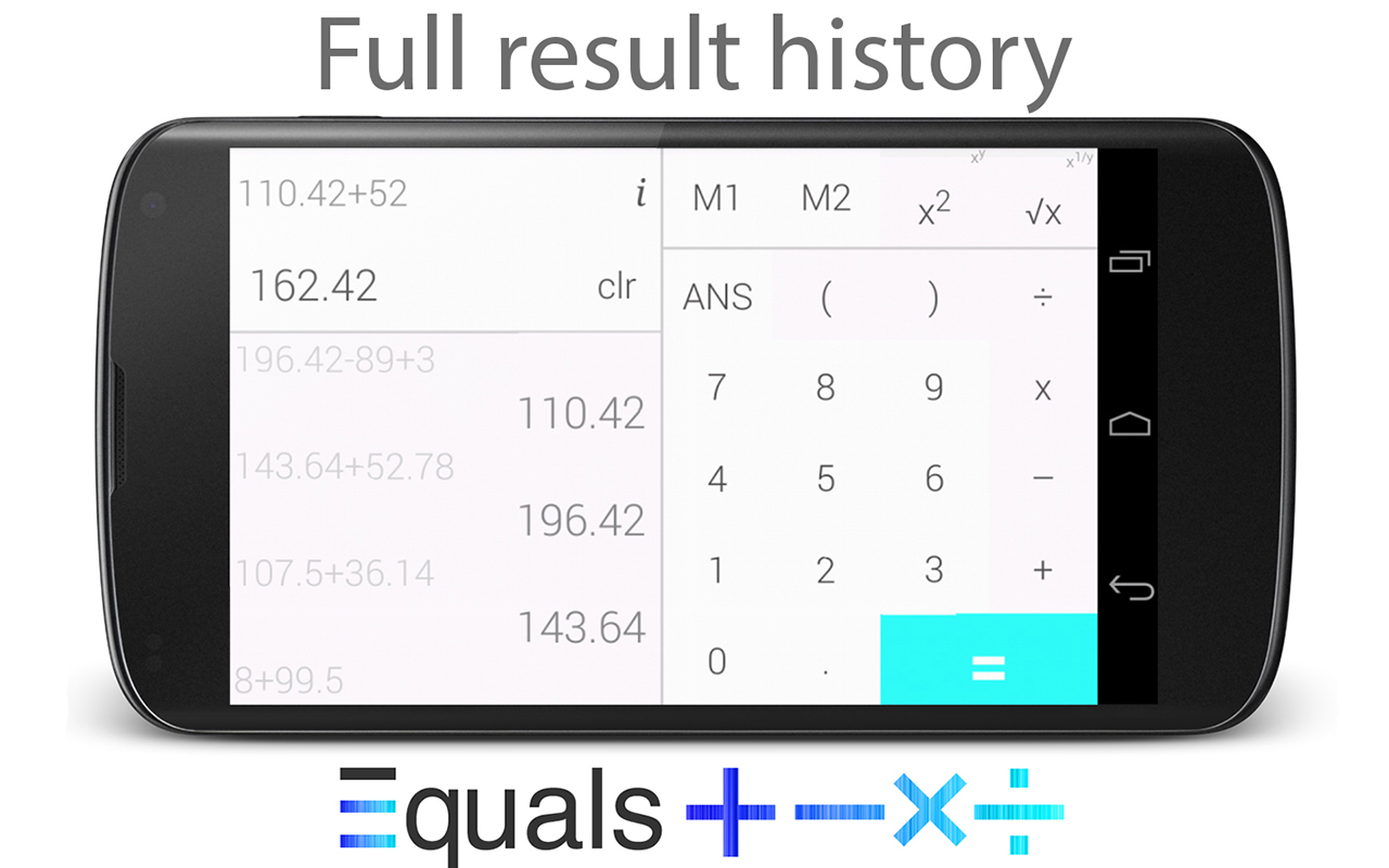 Equals - Scientific Calculator - App on Amazon Appstore