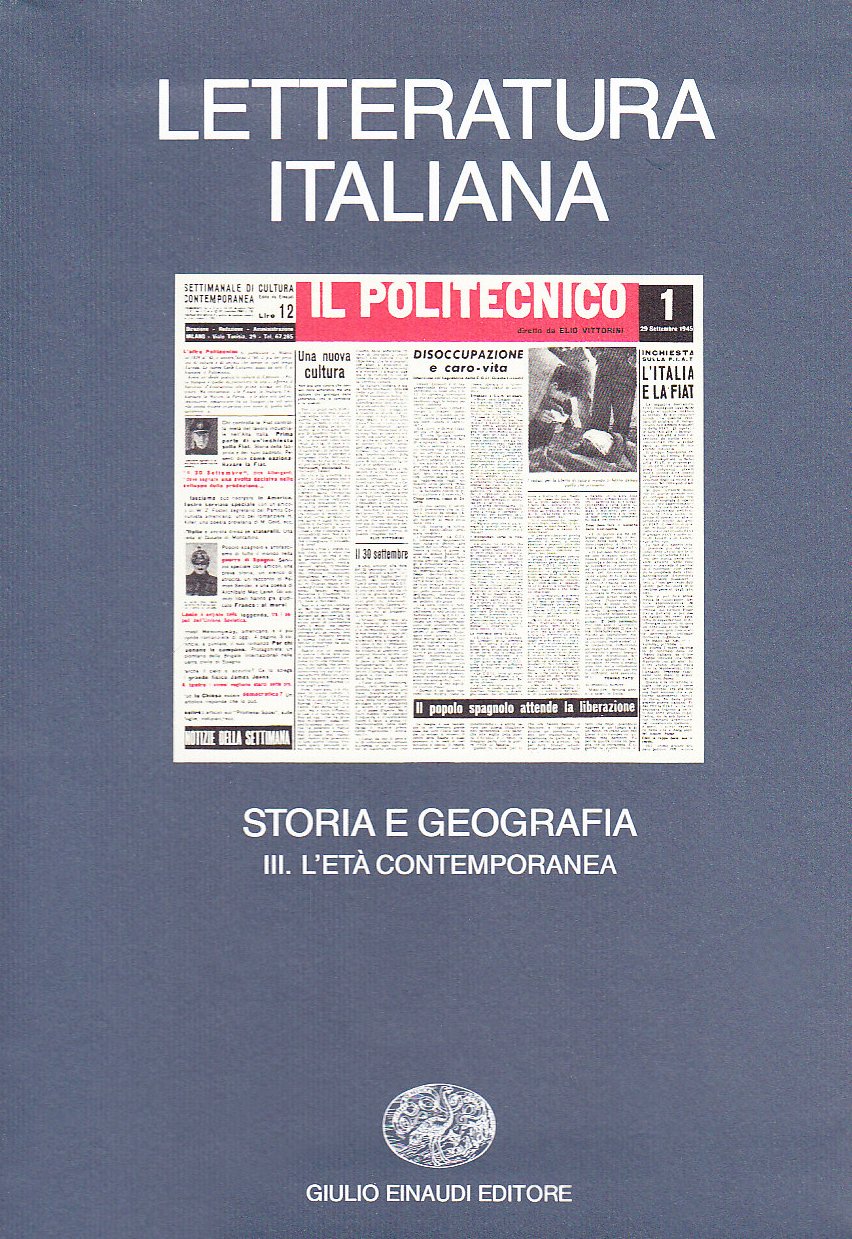 Amazon.com: Letteratura italiana. Storia e geografia vol. 3 - L'Età ...
