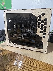 Amazon.com: CYBERWOOD Mirco ATX PC Case, Mini Tower Computer Case with ...