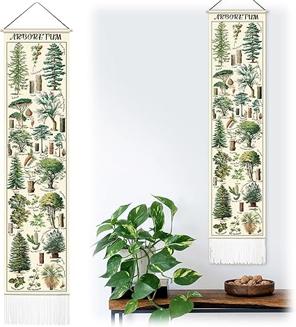 Amazon.com: Gilprop Vintage Plant Tapestry 51 x 13 Inch Long Vertical ...