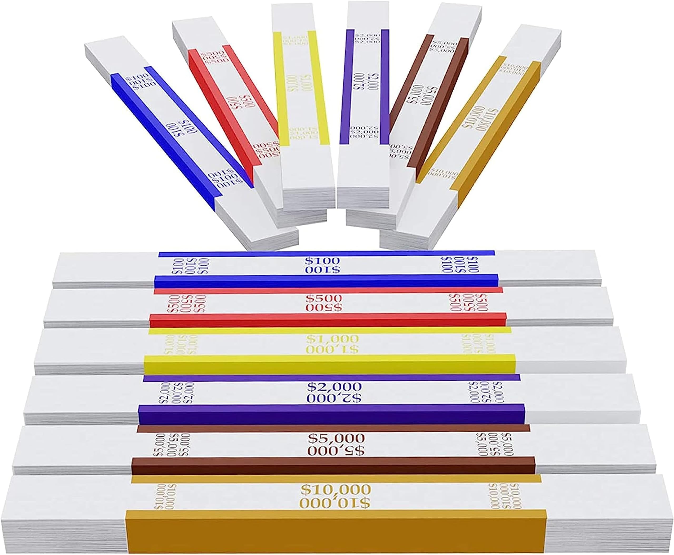 Amazon.com : Essential Currency Straps – Bill Wrappers, Money Bands to ...