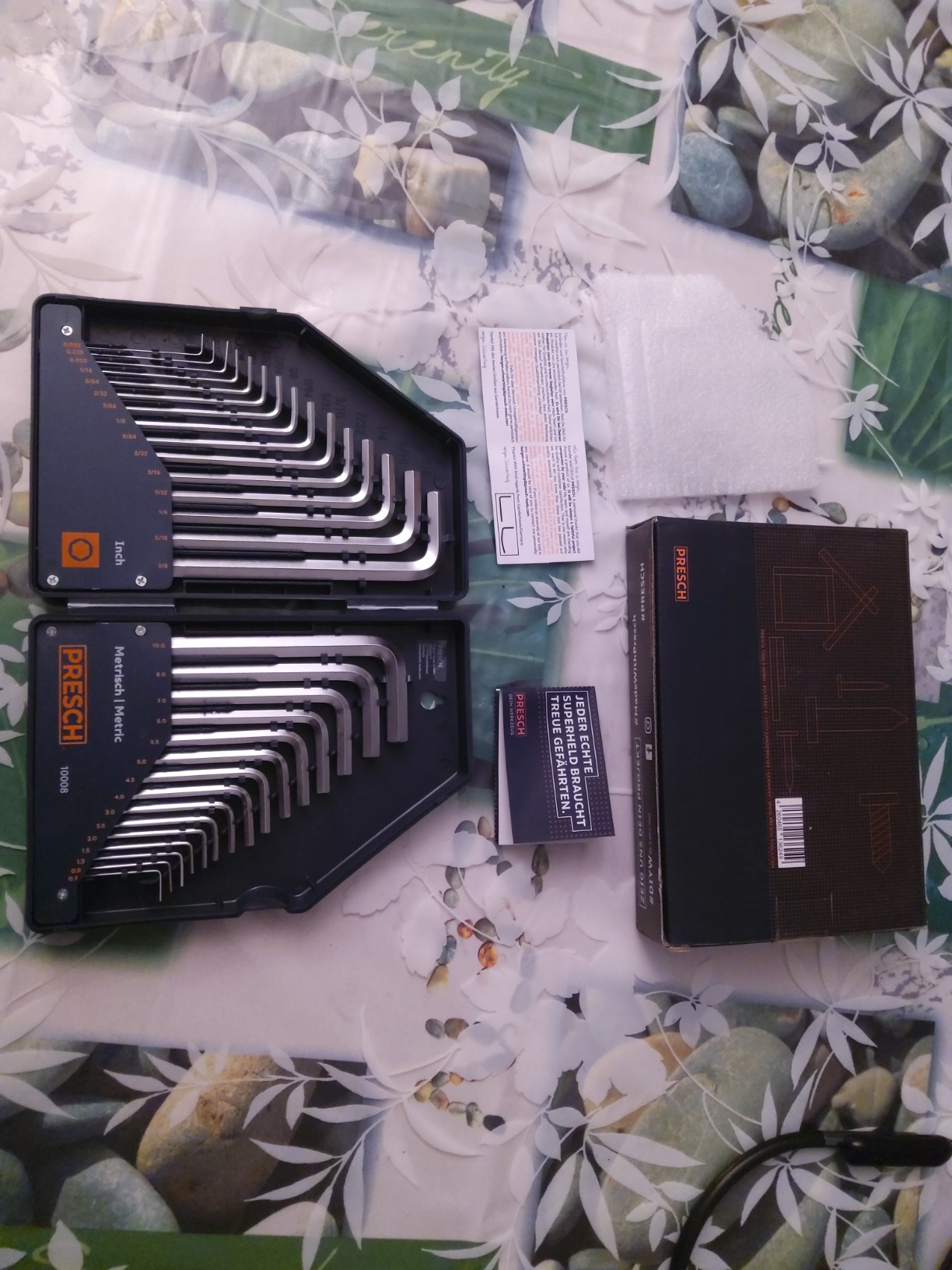 Presch Jeu de 30 clés Allen HX - Coffret compact de clés 6 pans creux ...