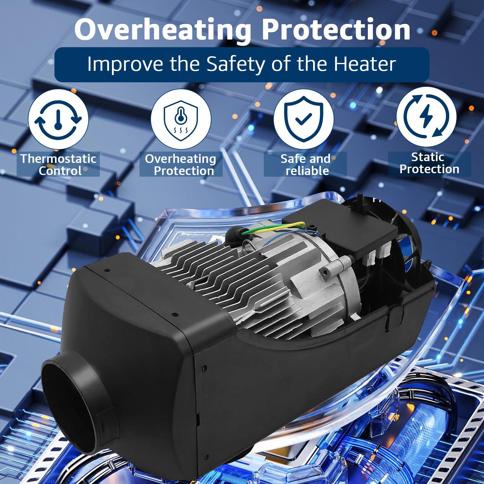 Snapklik.com : PRIJESSE Diesel Heater All-in-One, 5KW 12V Diesel Air ...