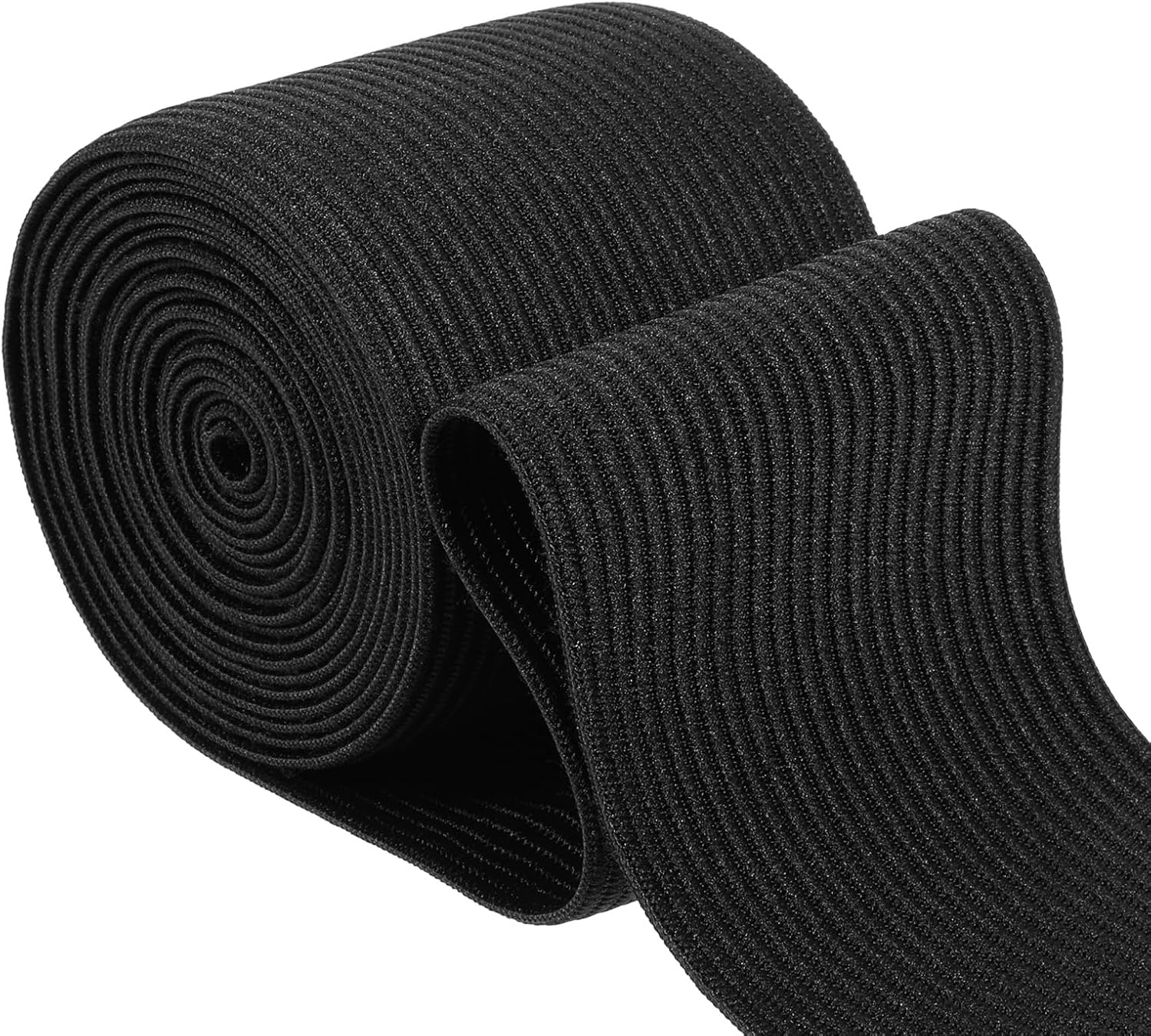 Amazon.com: Sewing Elastic Band 3 Inch Wide Black Knit Elastic Band 3 ...