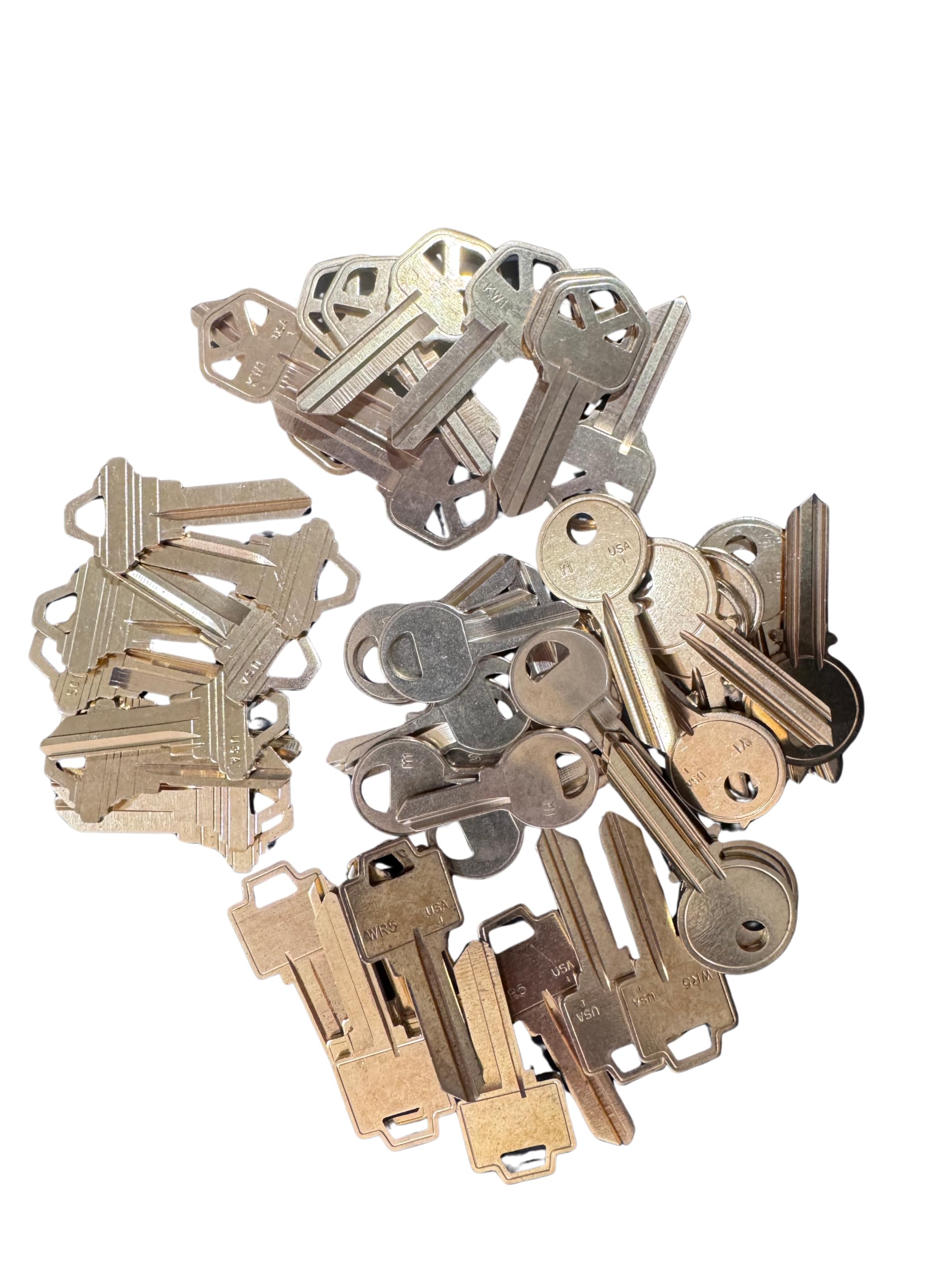 KEYSALACARTE Residential Key Blank Assortment – 10 Each of 5 Most ...