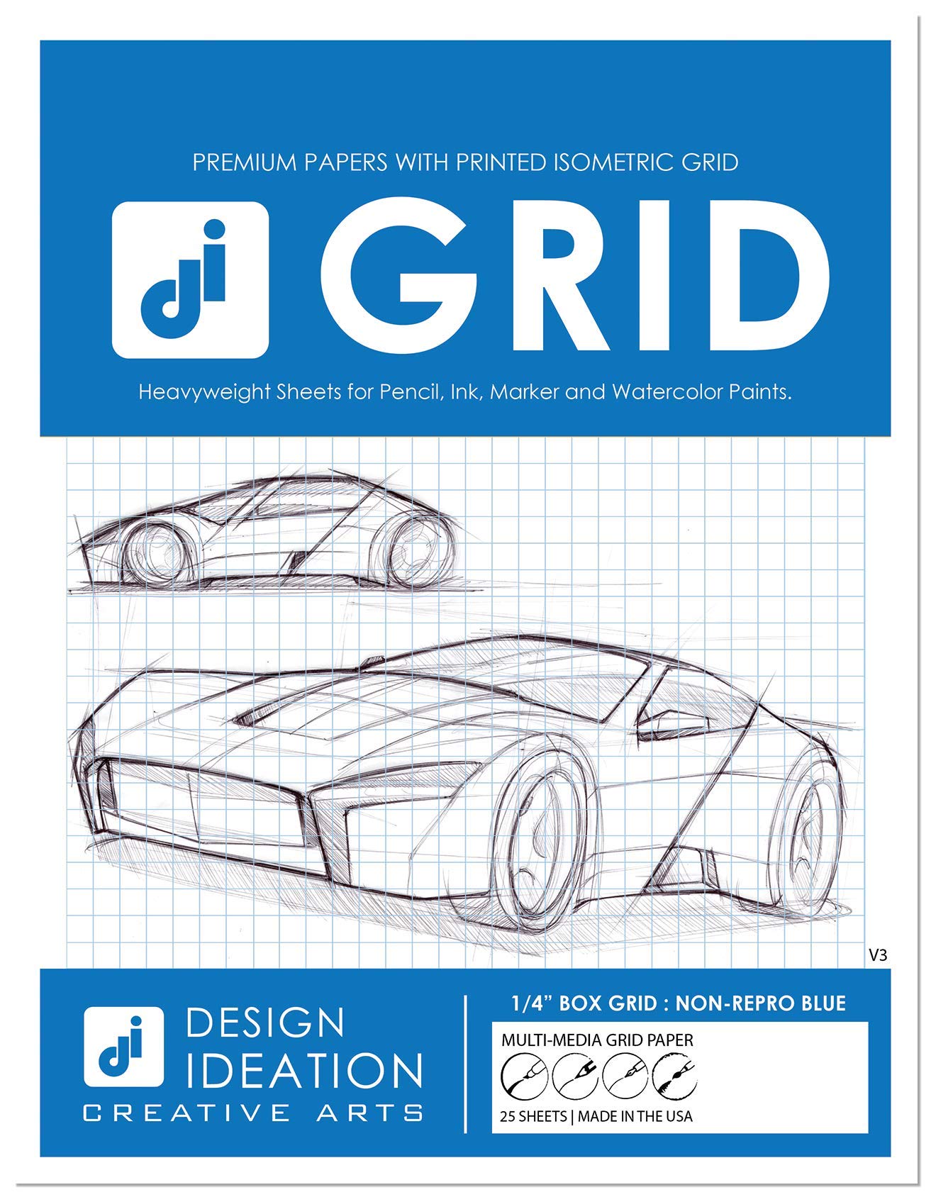 Buy Design Ideation Brand Grid Paper : Multi-Media Grid Paper for ...