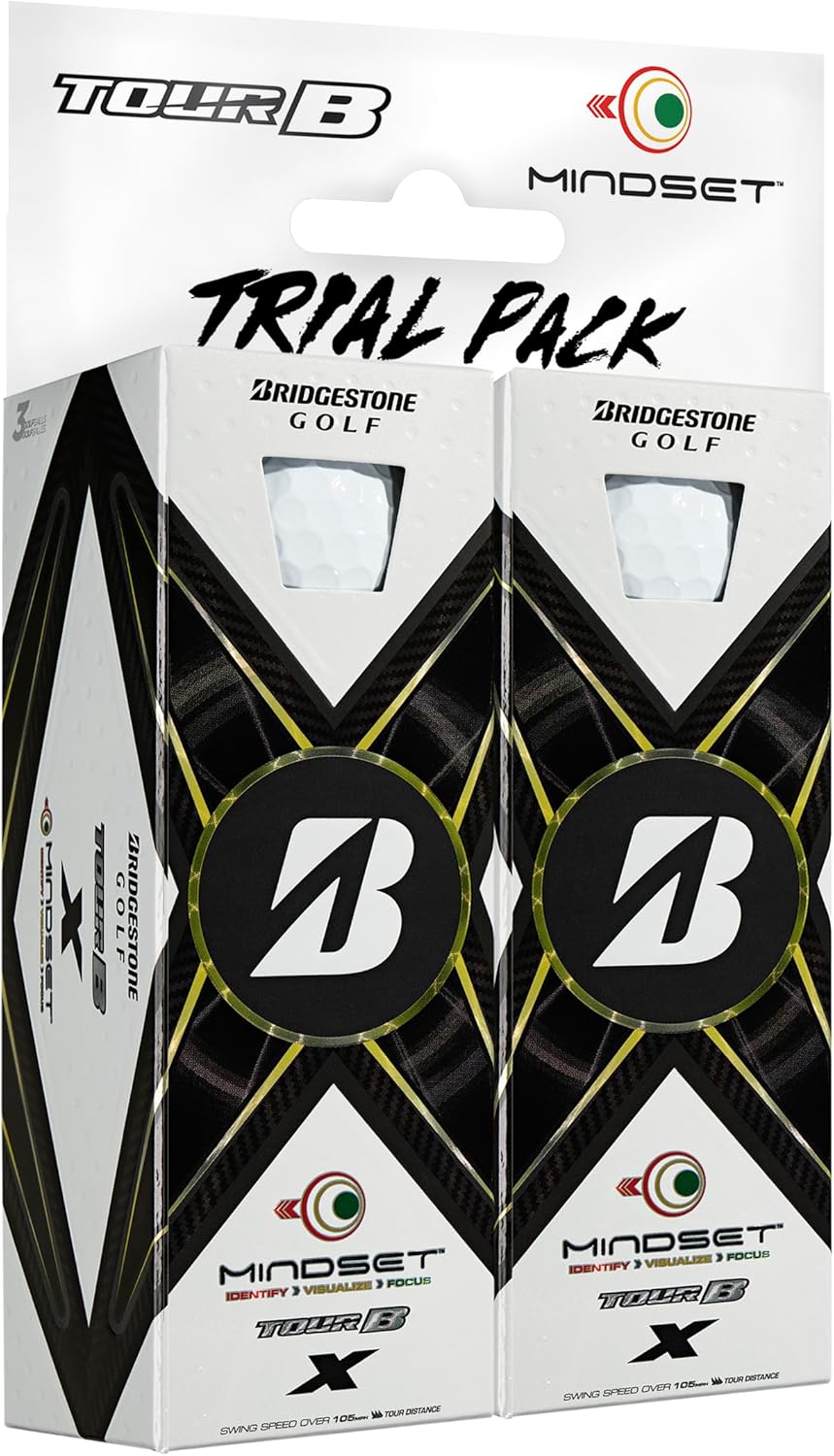 Bridgestone Golf 2024 Tour B X Mindset Trial Pack, Standard Balls ...