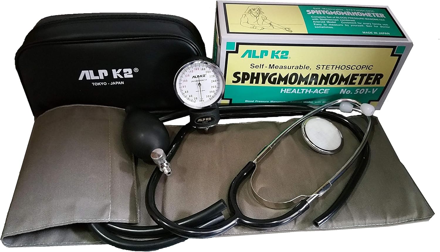 ALP K2 Sphygmomanometer Health-Ace Model (501-V) : Buy Online at Best ...