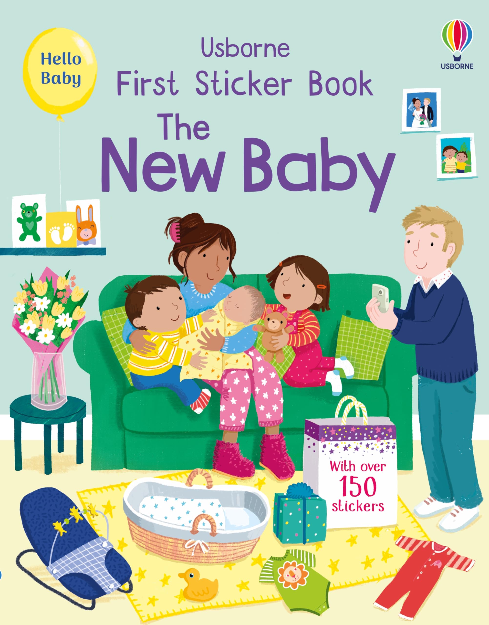 First Sticker Book The New Baby (First Sticker Books): Amazon.co.uk ...