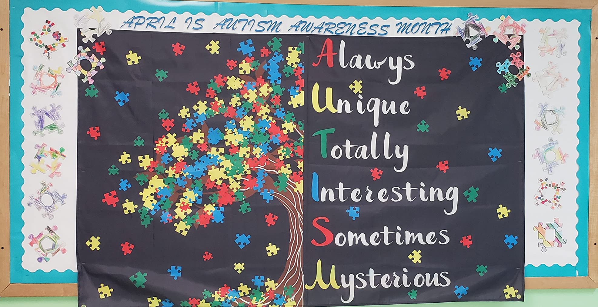 Amazon.com: Autism Awareness Backdrop Autism Awareness Month ...