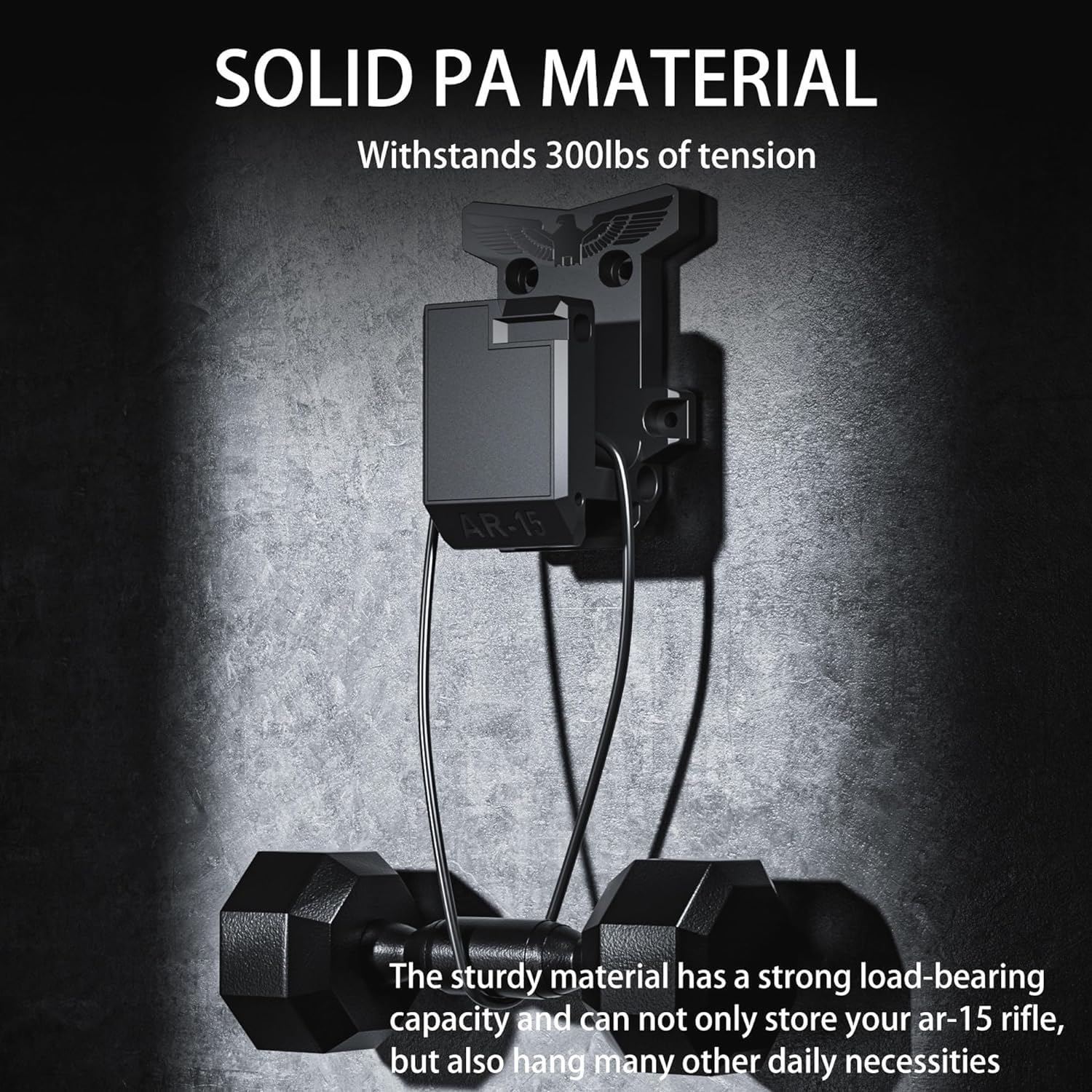 Snapklik.com : 2-pack AR15 Wall Mount For 223/5.56 Rifle+Magazine, AR ...