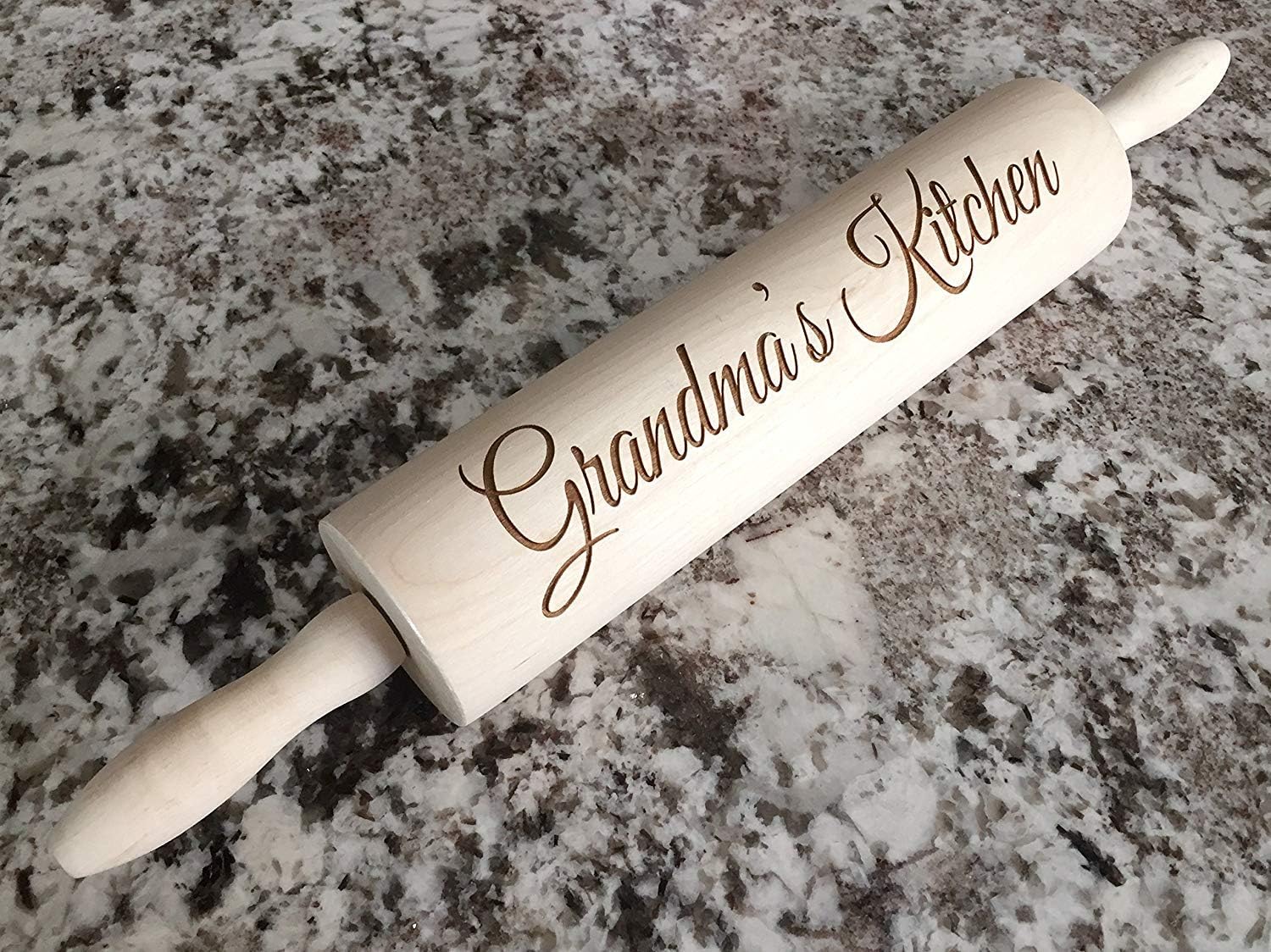 Amazon.com: Custom Rolling Pin for Mom or Grandma (Grandma's Kitchen ...