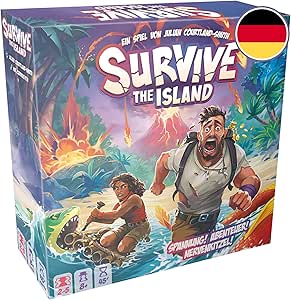 Zygomatic, Survive The Island, Familienspiel, Brettspiel, 2-5 Spieler ...