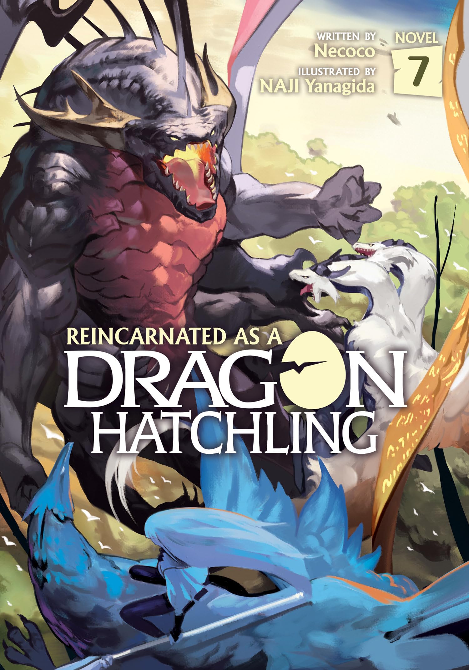 Reincarnated as a Dragon Hatchling (Light Novel) Vol. 7: Amazon.co.uk: Necoco, Yanagida, NAJI ...