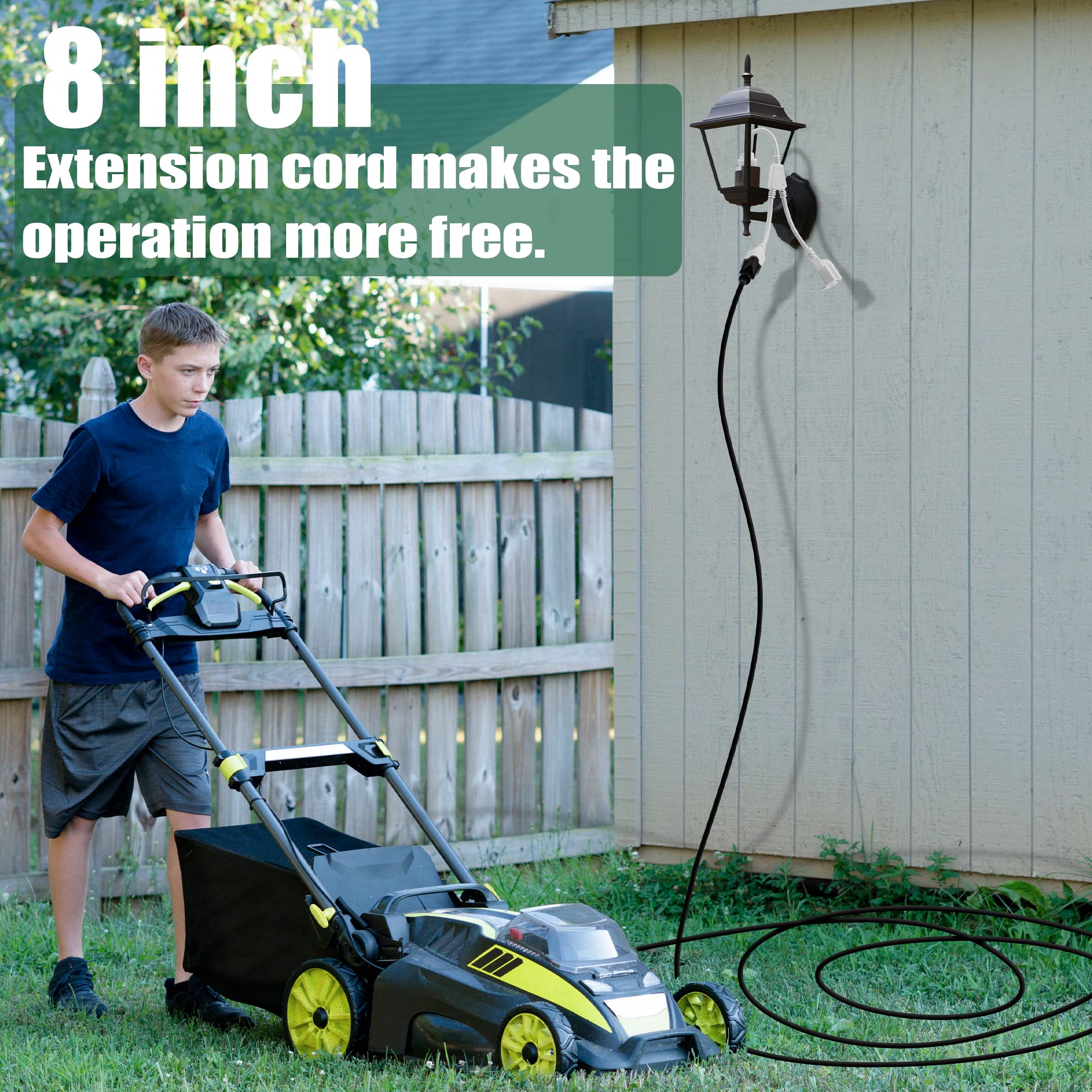 Snapklik.com : 2 In 1 Light Socket To Plug Adapter, Convert E26/E27 ...