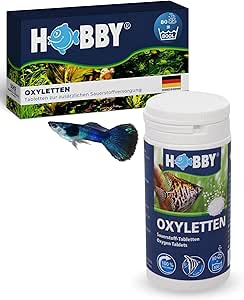 HOBBY Oxyletten I 80 Stück I Sauerstoff-Tabletten für Aquarien I ...