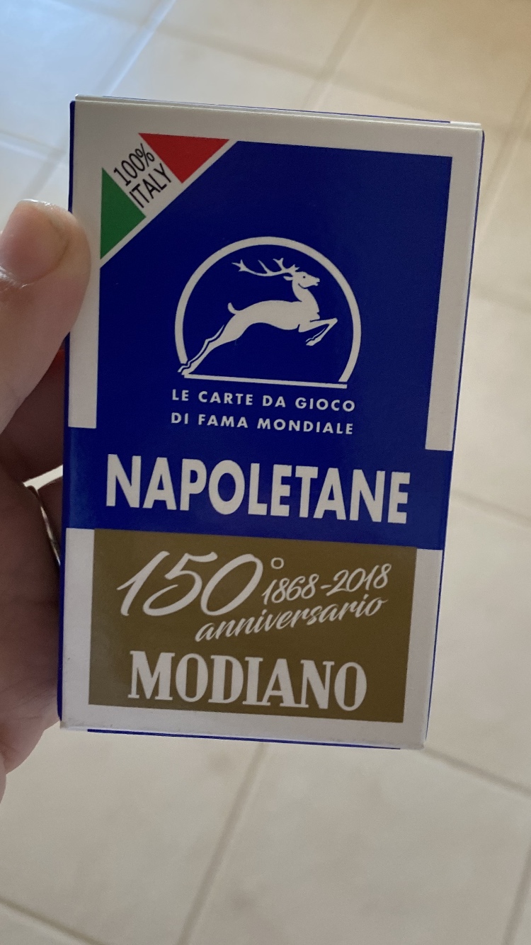 Modiano Napoletane 97/25 Regional Italian Playing Cards. Authentic ...
