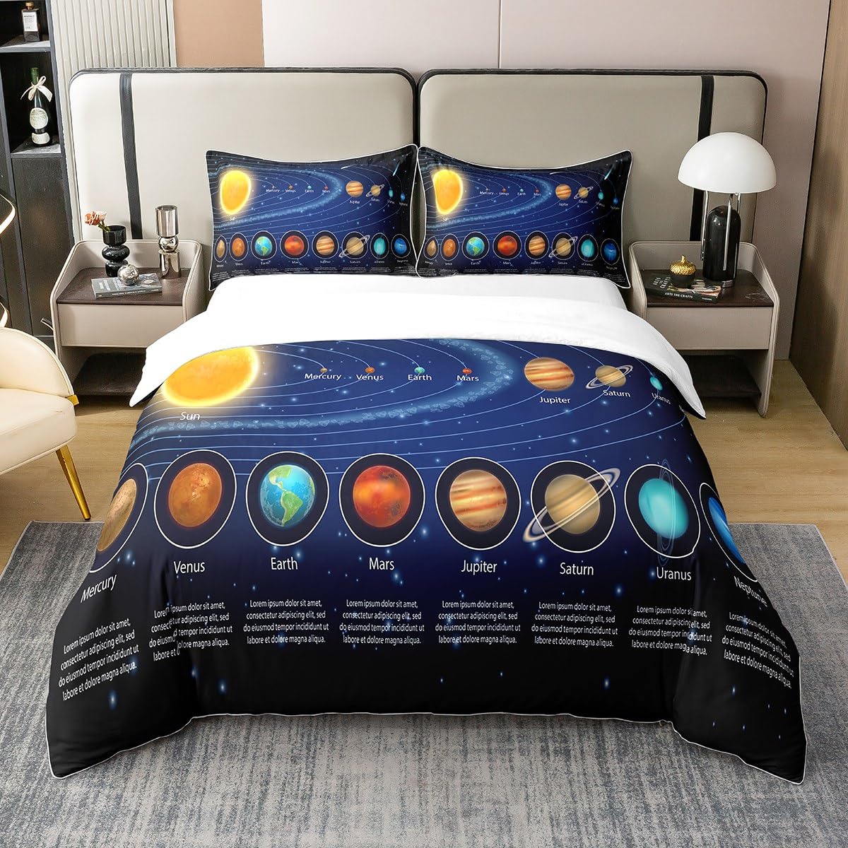 Toddler Bedding Solar System