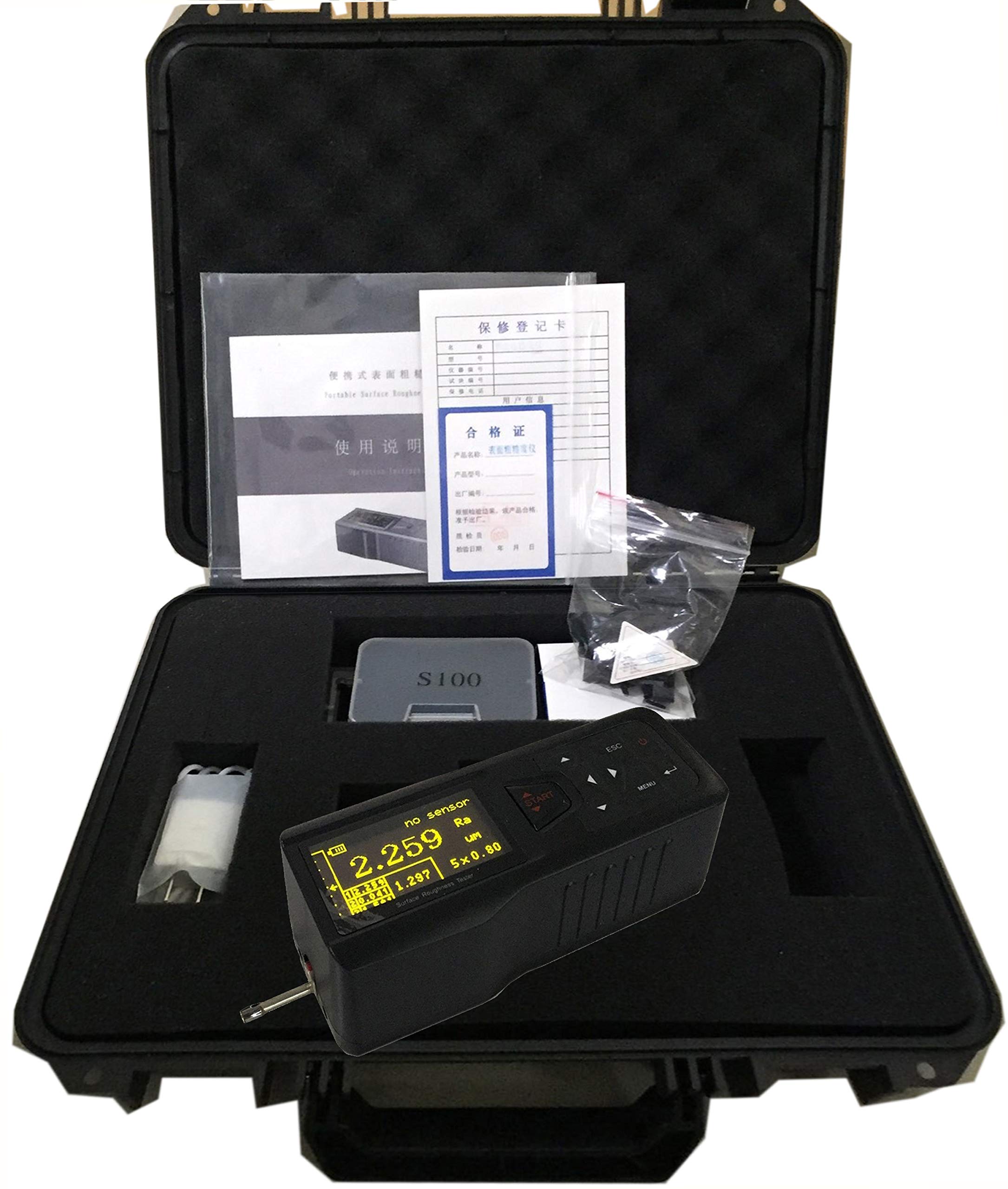 Buy VTSYIQI Surface Roughness Tester Surface Roughness Gauge TR200 with ...