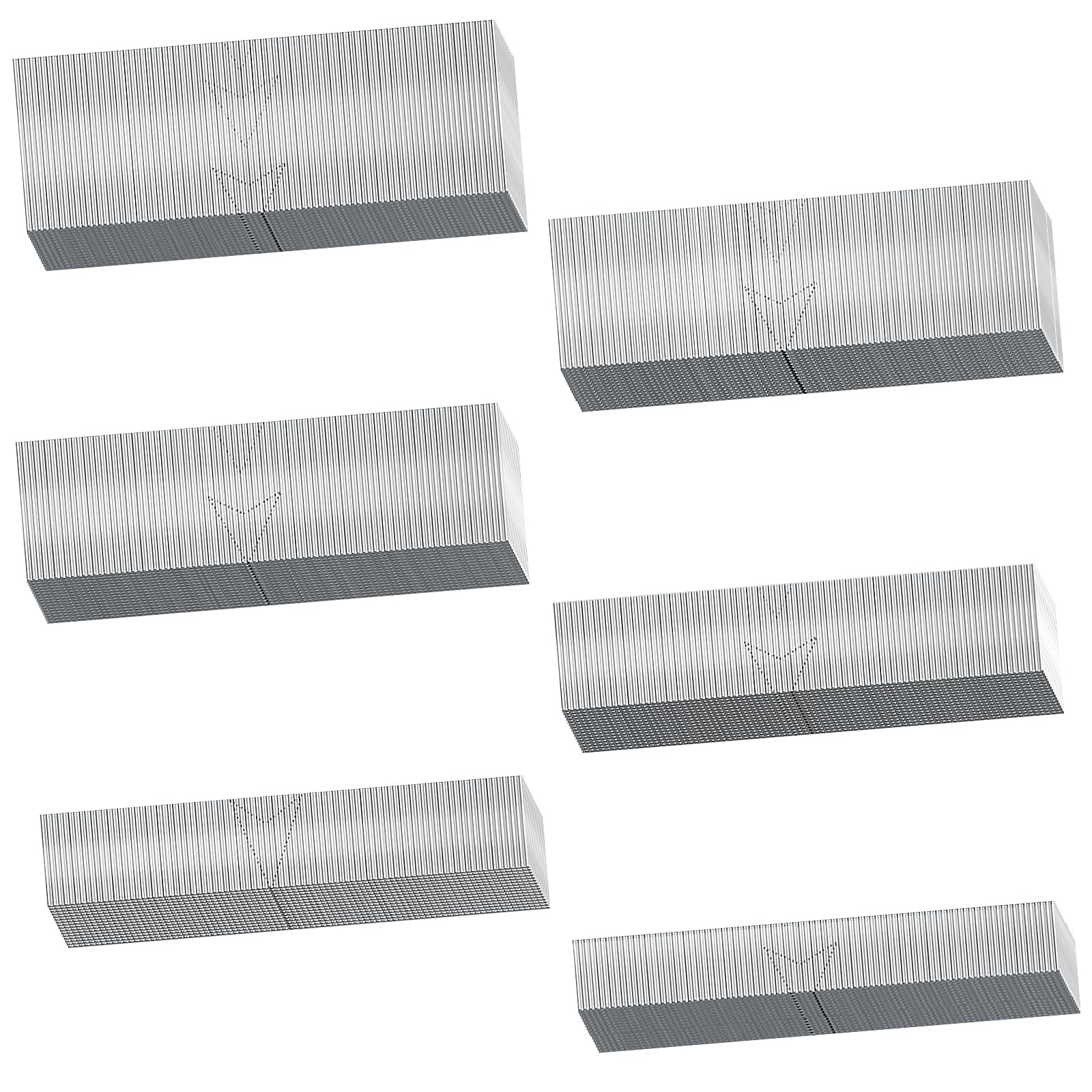 Amazon.com: 7200Pcs 23 Gauge Pin Nails, 6 Sizes Stainless Steel Pinner ...