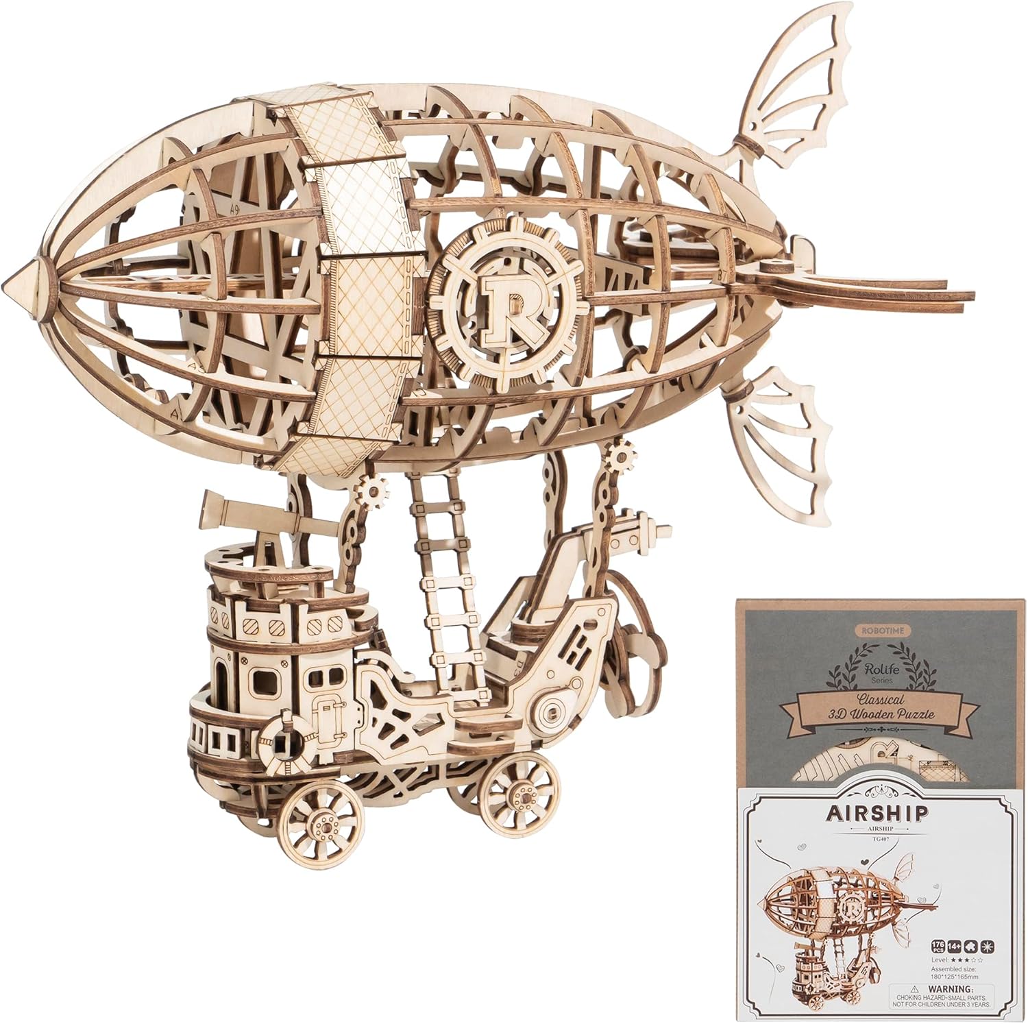 Rolife Puzzle Legno Taglio Laser Puzzle 3D Legno Per bambini e adulti ...