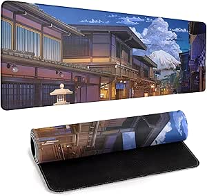 Amazon.com : Large Gaming Mousepad Desk Mat with Stitched Edge Smooth ...