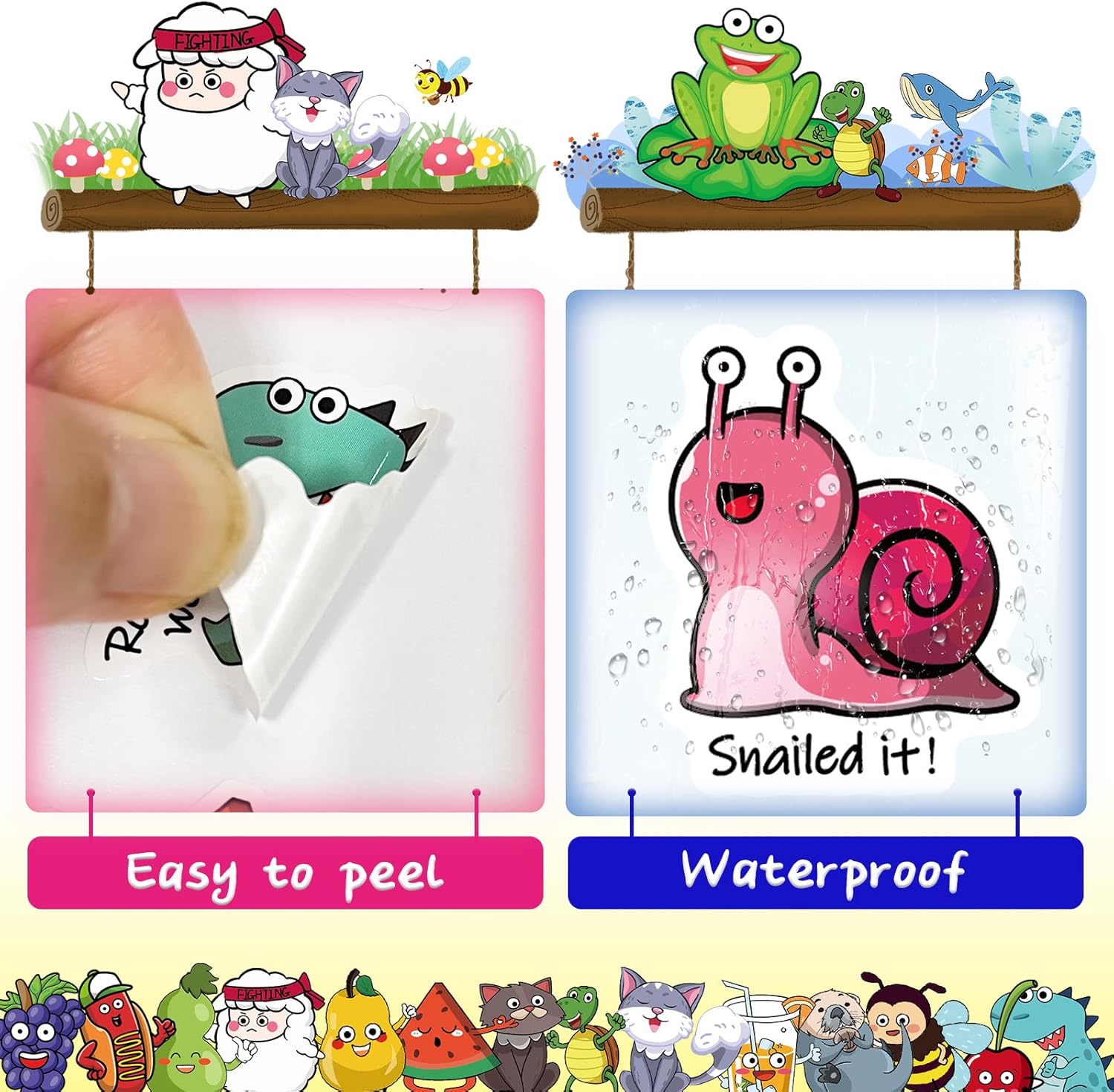 1000pcs Teacher Stickers for Students, Punny Pun Reward Stickers for ...