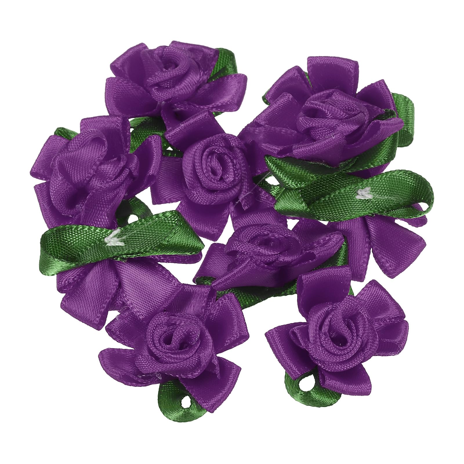 Amazon.com: PATIKIL Mini Satin Ribbon Roses, 20 Pcs Small Rosettes ...