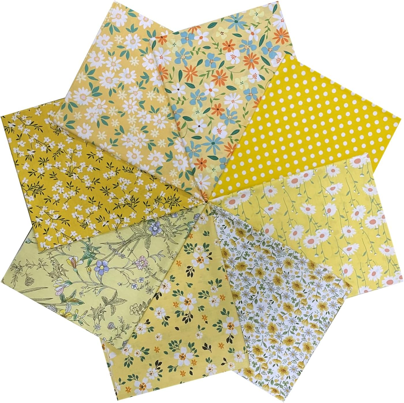 Amazon.com: 18" x 22" Fat Quarters Fabric Bundles 100% Cotton Quilting ...