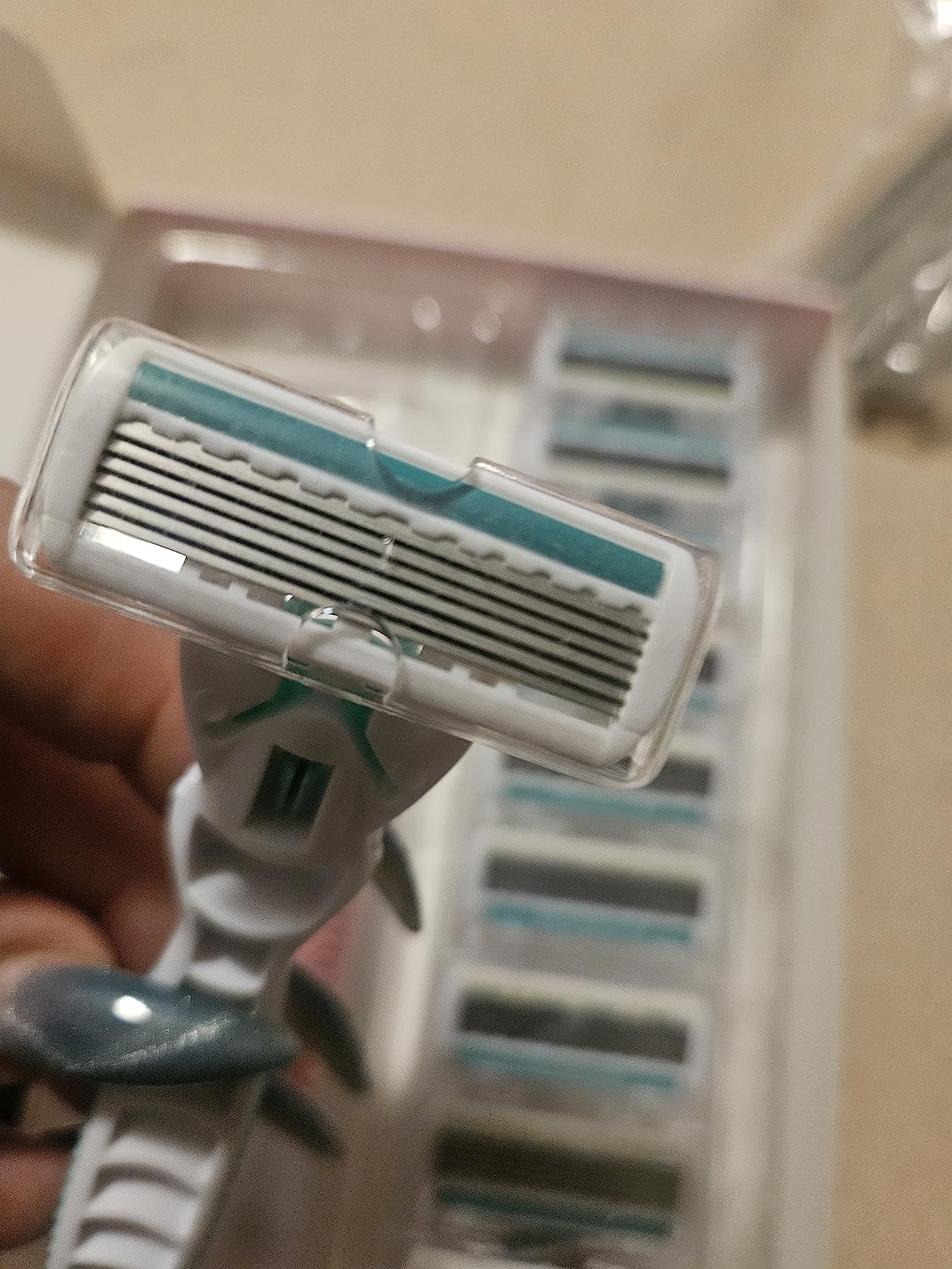 Amazon.com: Hocmos Women's Razors - 6 Blades, Non-Slip Grip, 19 Refills ...