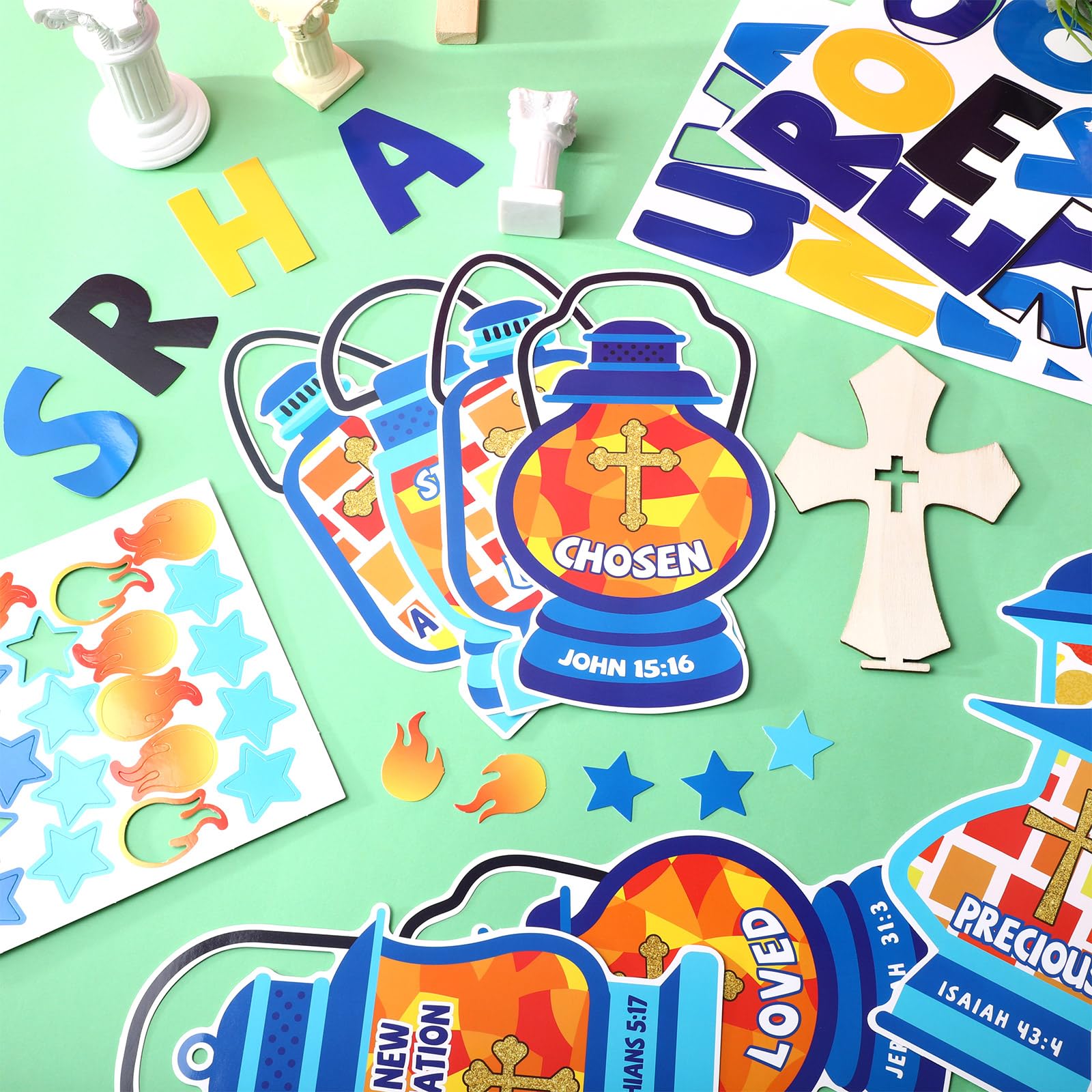 Snapklik.com : Christian Bulletin Board Set Inspirational Classroom ...