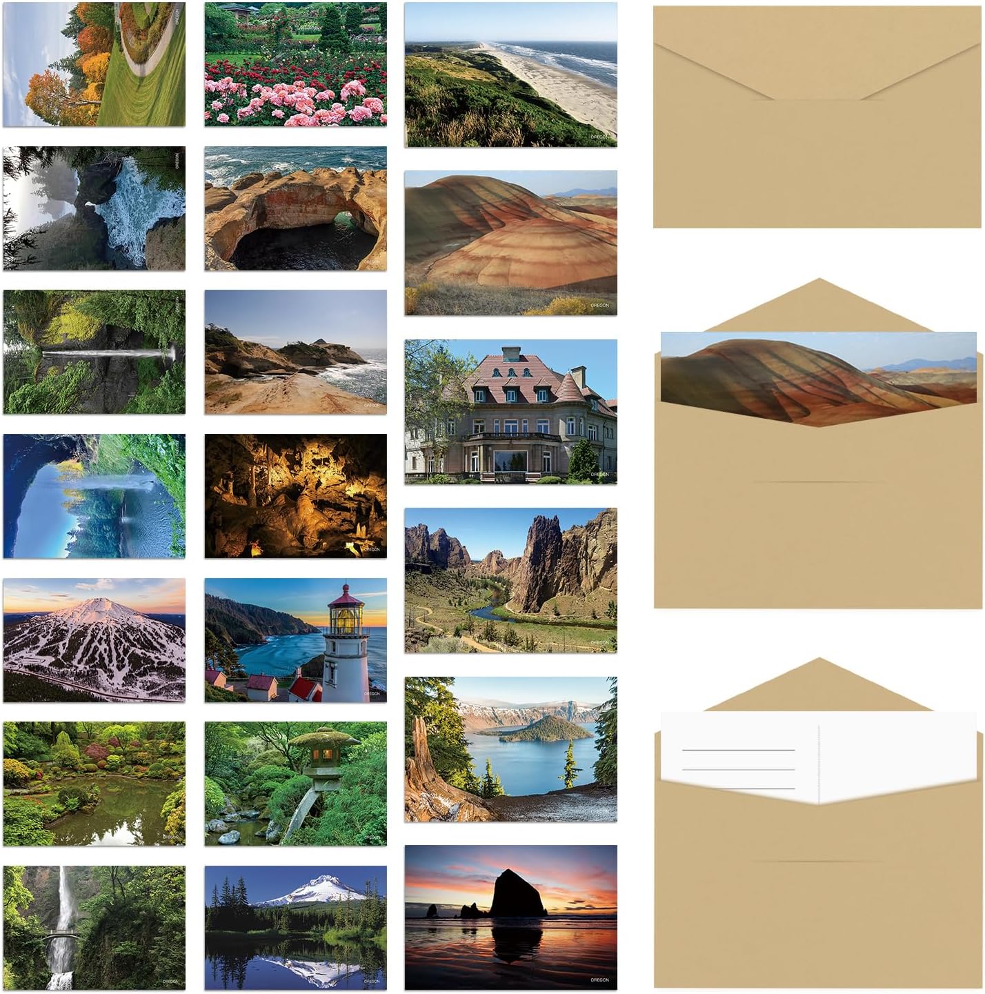 Amazon.com : Dear Mapper Vintage United States Oregon Landscape ...