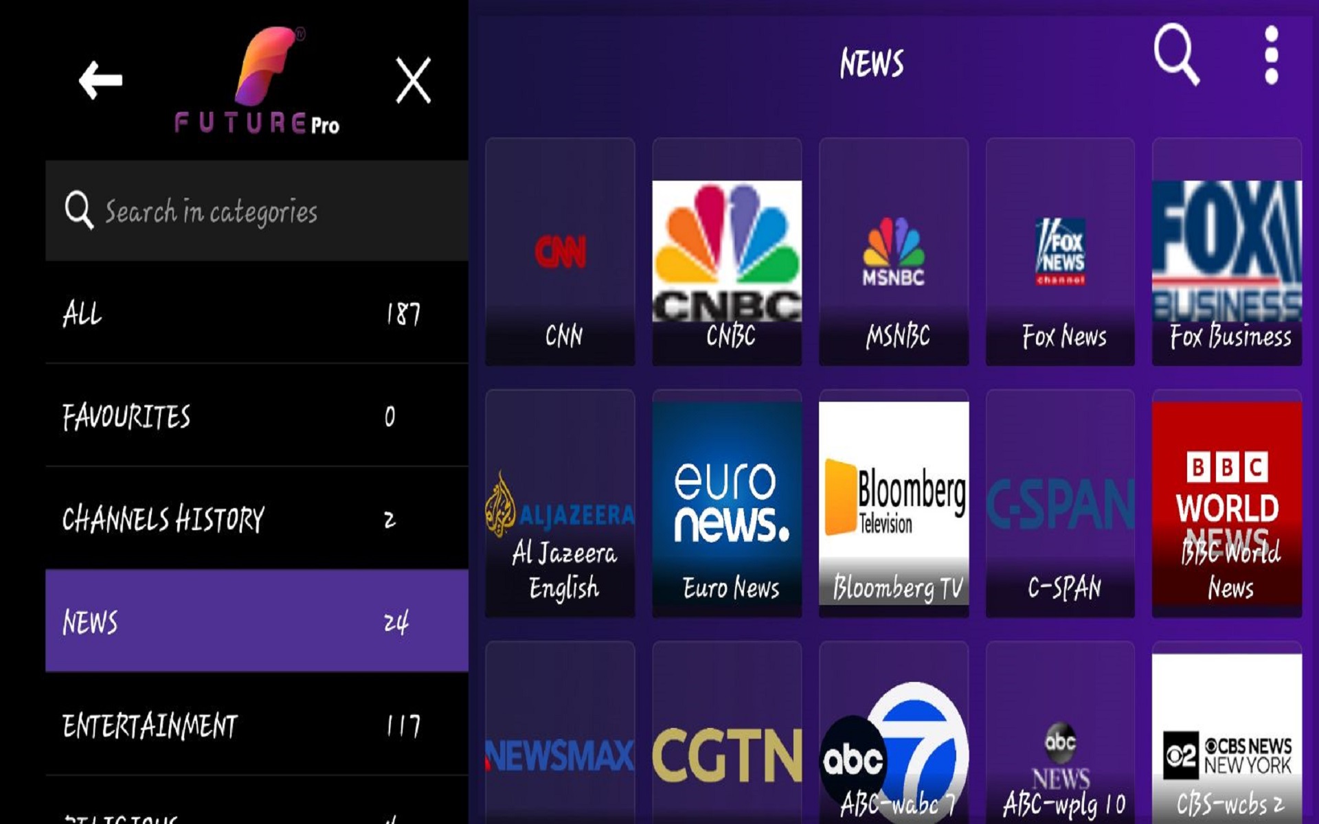 FutureTV Pro - App on Amazon Appstore