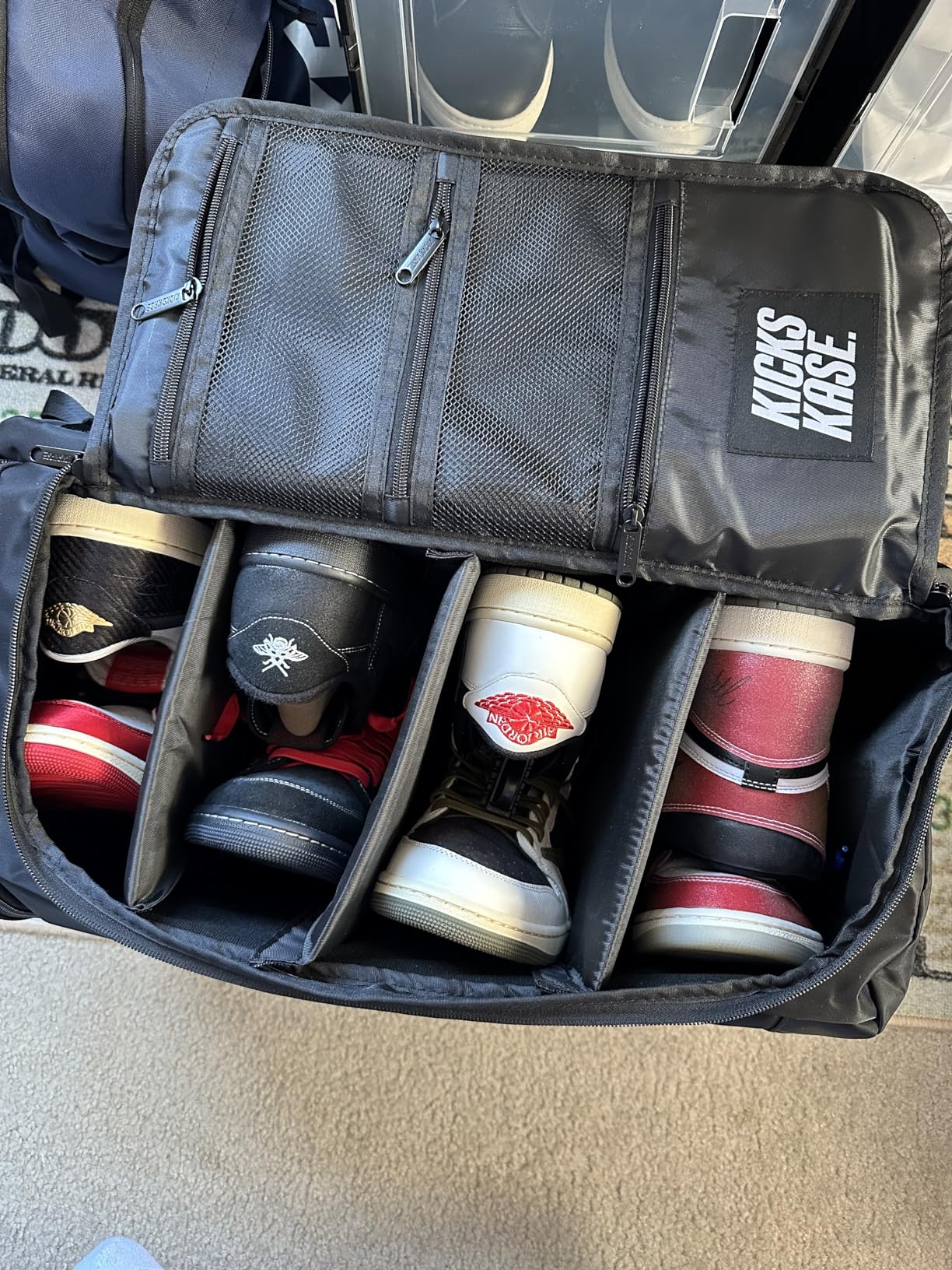 Amazon.com | KXKS. (Kicks Kase Premium Sneaker & Travel Backpack ...