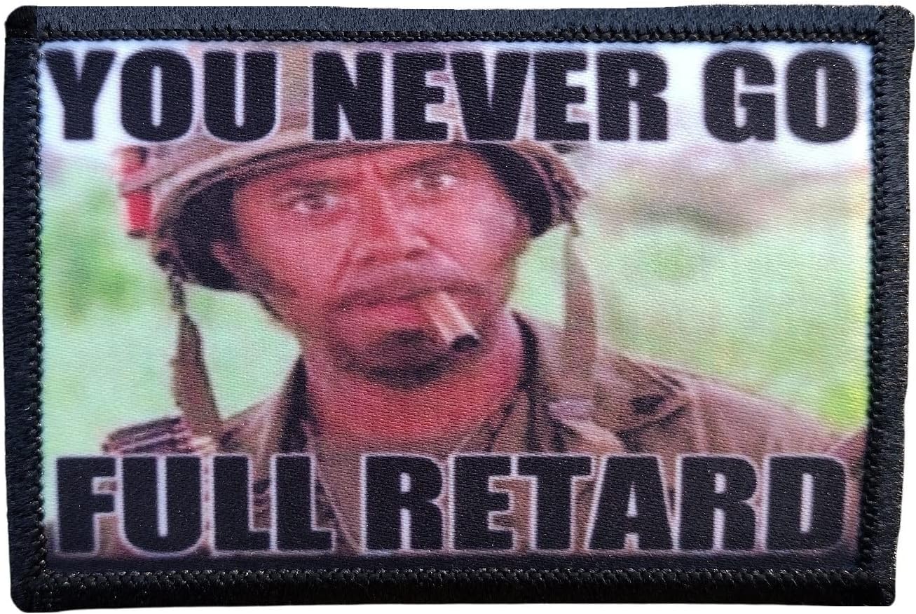 Amazon.com: You Never Go Full Morale Patch Removable Hook and Loop for ...