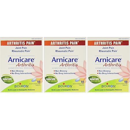 Amazon.com: Boiron Arnicare Arthritis Tablets for Arthritis Pain Relief, Joint Soreness, and ...