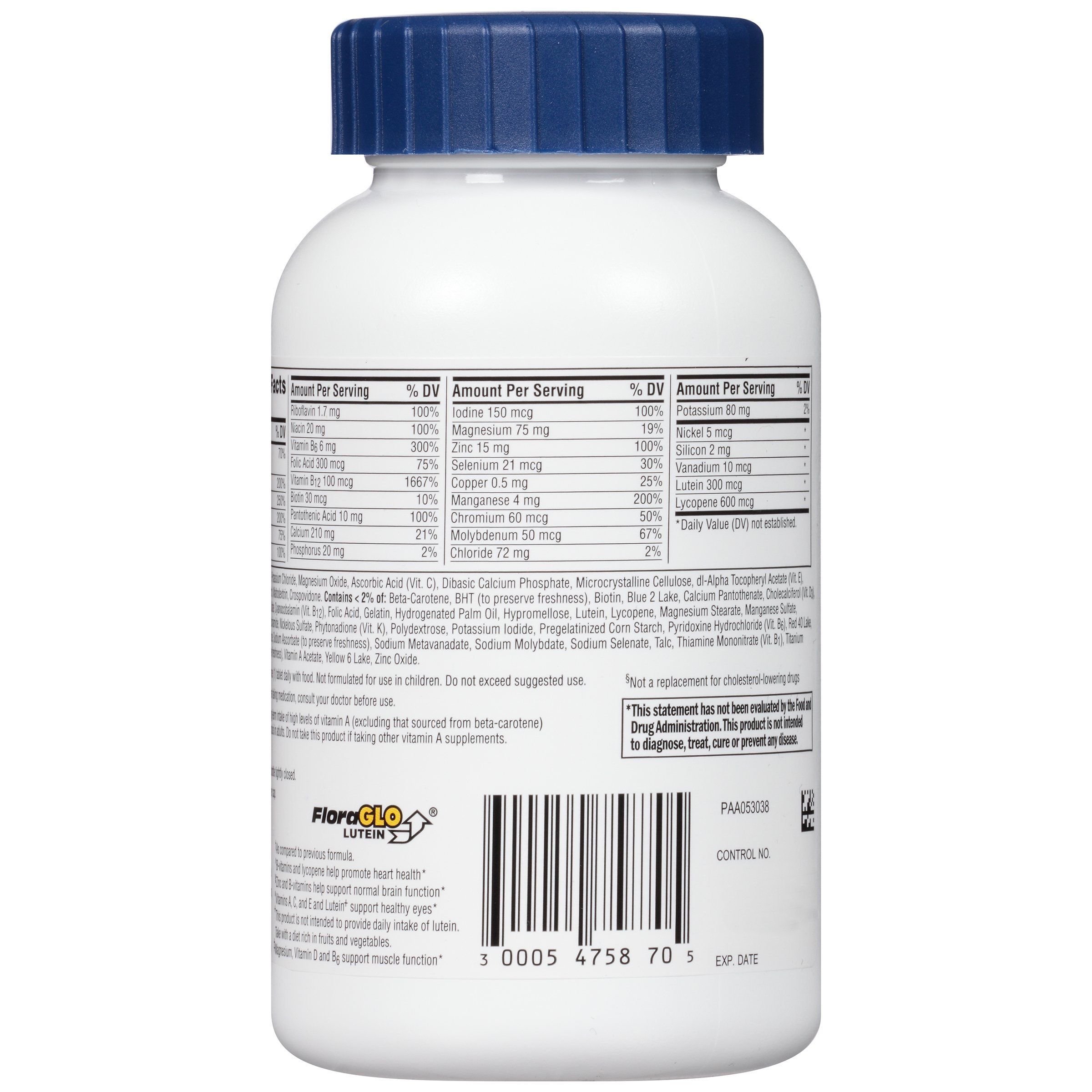 Centrum Ultra Mens Silver Multivitamin/Multimineral Supplement, Tablets ...