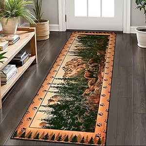 Amazon.com: FRAMICS Farmhouse Runner Rug 2x7, Rustic Washable Rug ...