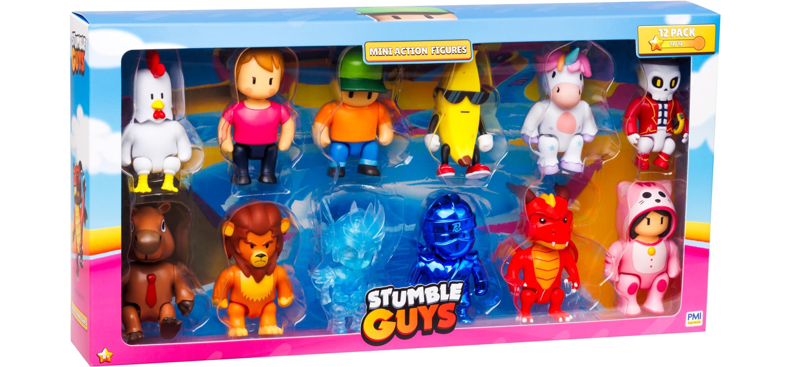 STUMBLE GUYS - Mini FIGURKI - ZESTAW Deluxe 12 SZT, Figures - Amazon Canada